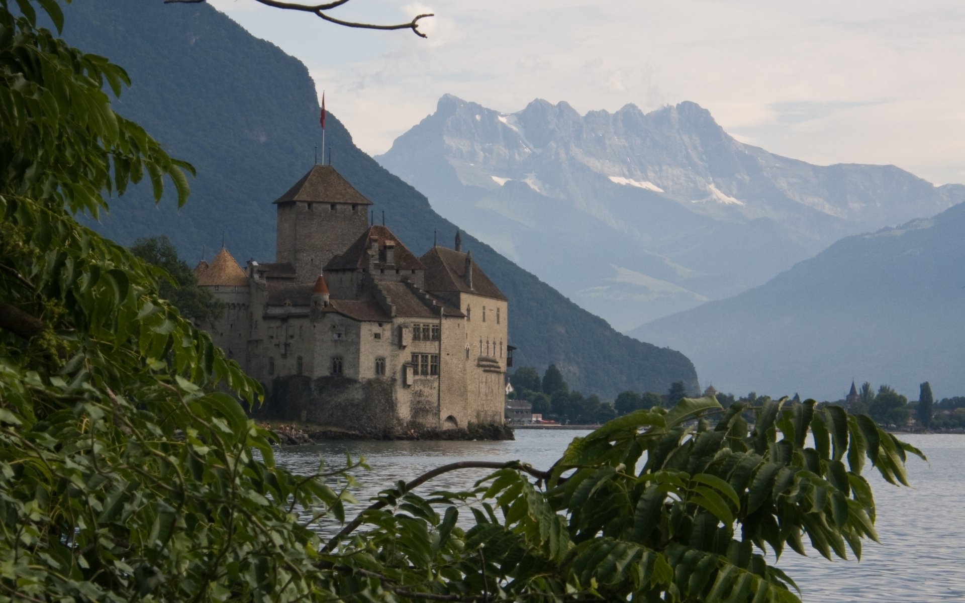 Download Switzerland Veytaux Castle Man Made Chateau De Chillon HD ...