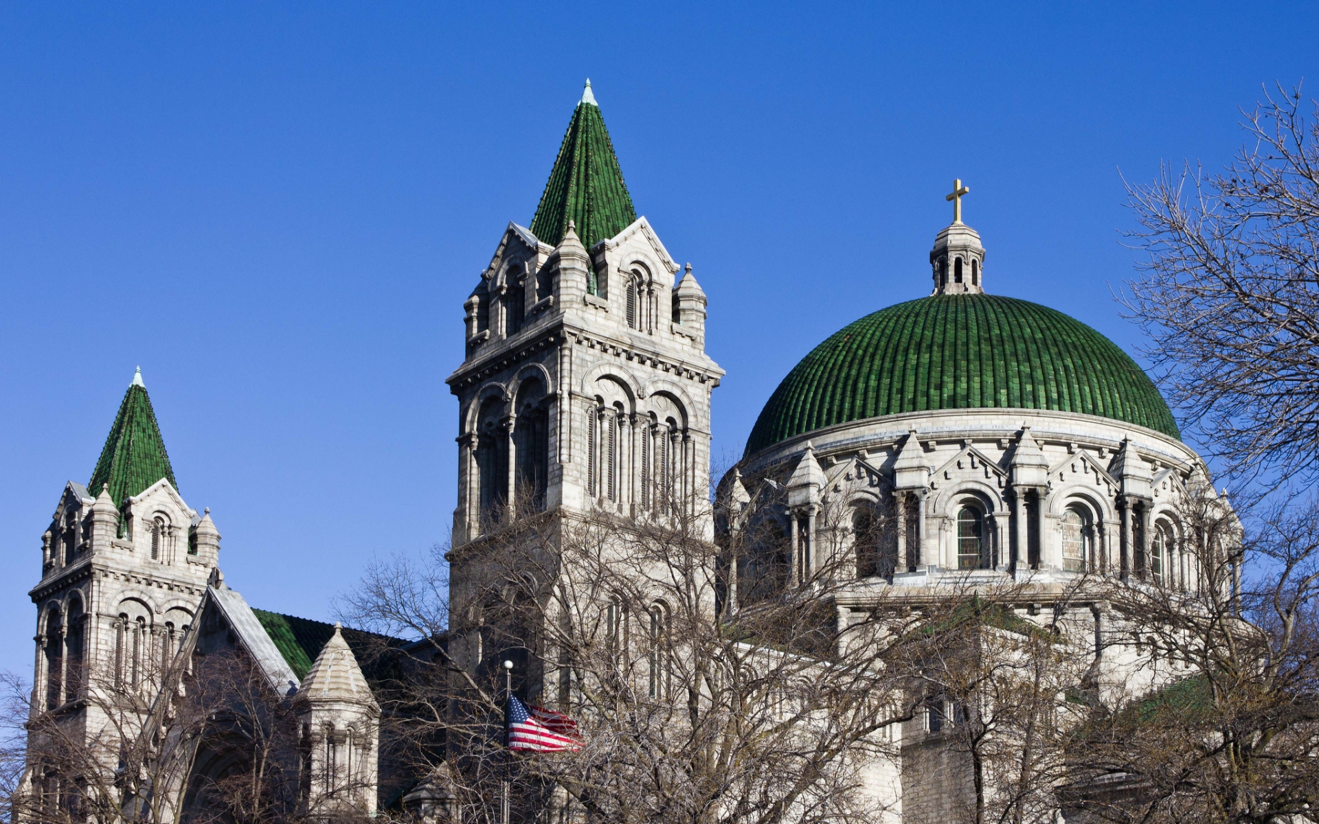 Cathedral Basilica Of Saint Louis HD Wallpaper