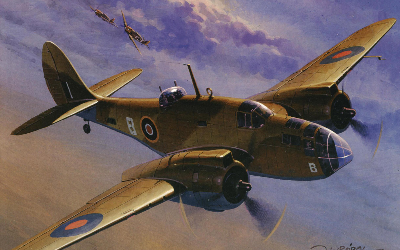 Download Military Martin 187 Baltimore Wallpaper