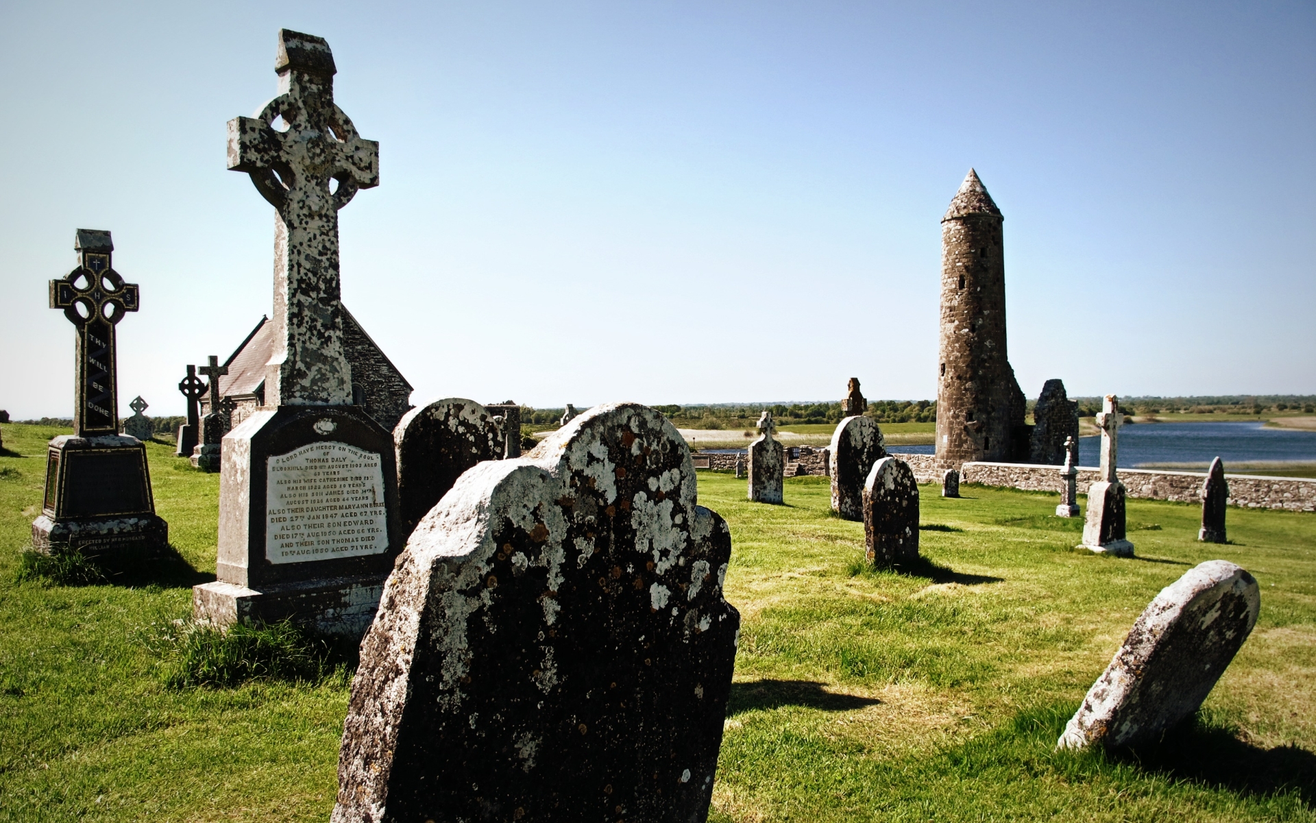 Download Tower Architecture Cemetery Monastery Cross Ireland ...