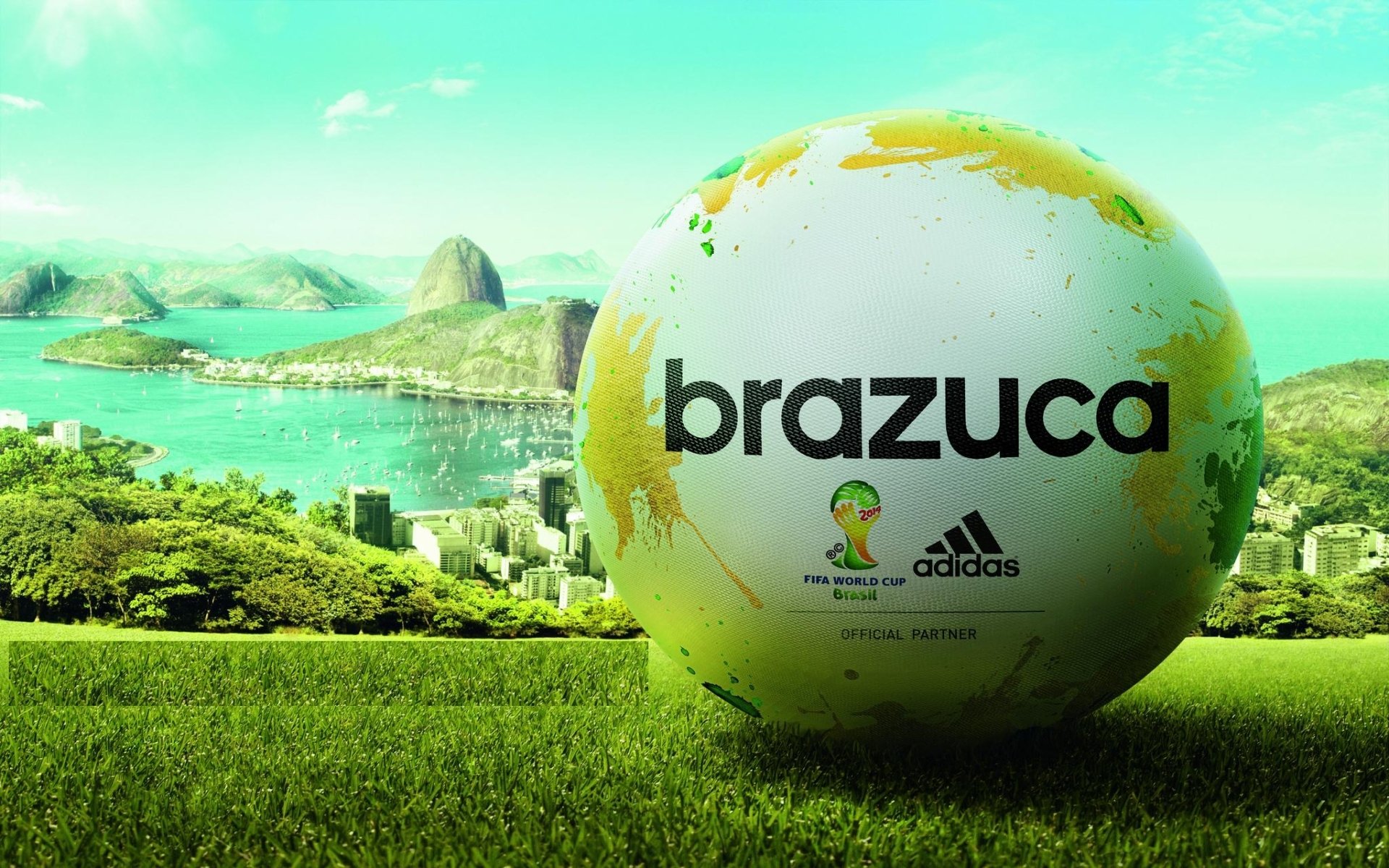 2014 Brazil World Cup HD Wallpaper – Iconic Brazuca Soccer Ball