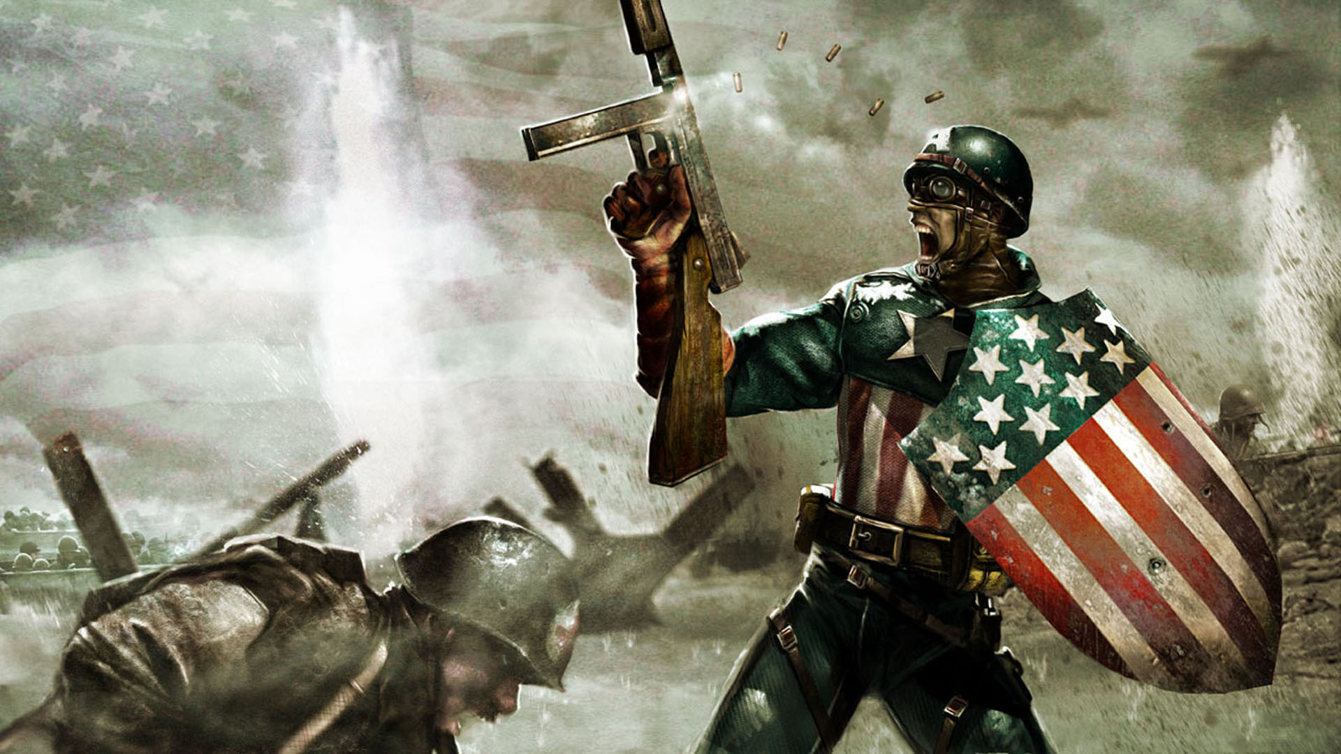 Download Comic Captain America HD Wallpaper