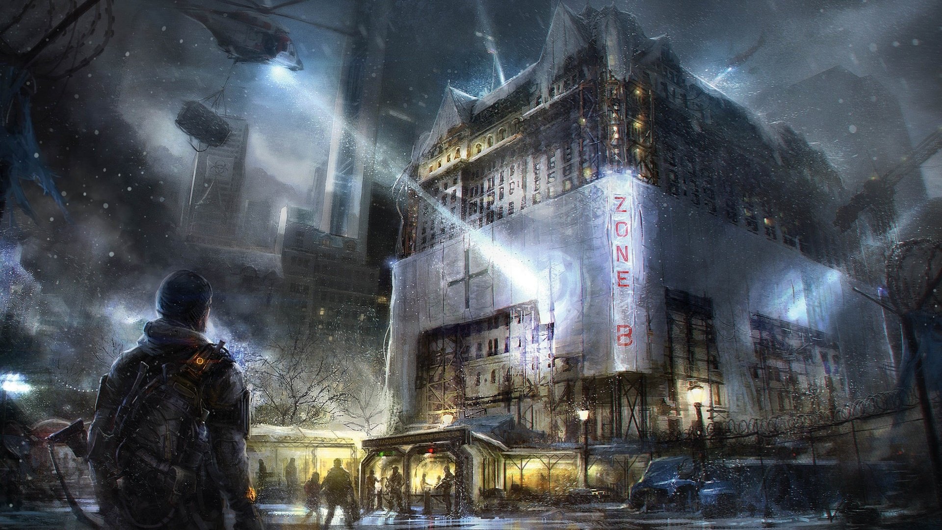 The Division HD: Zone 3 Urban Combat Wallpaper