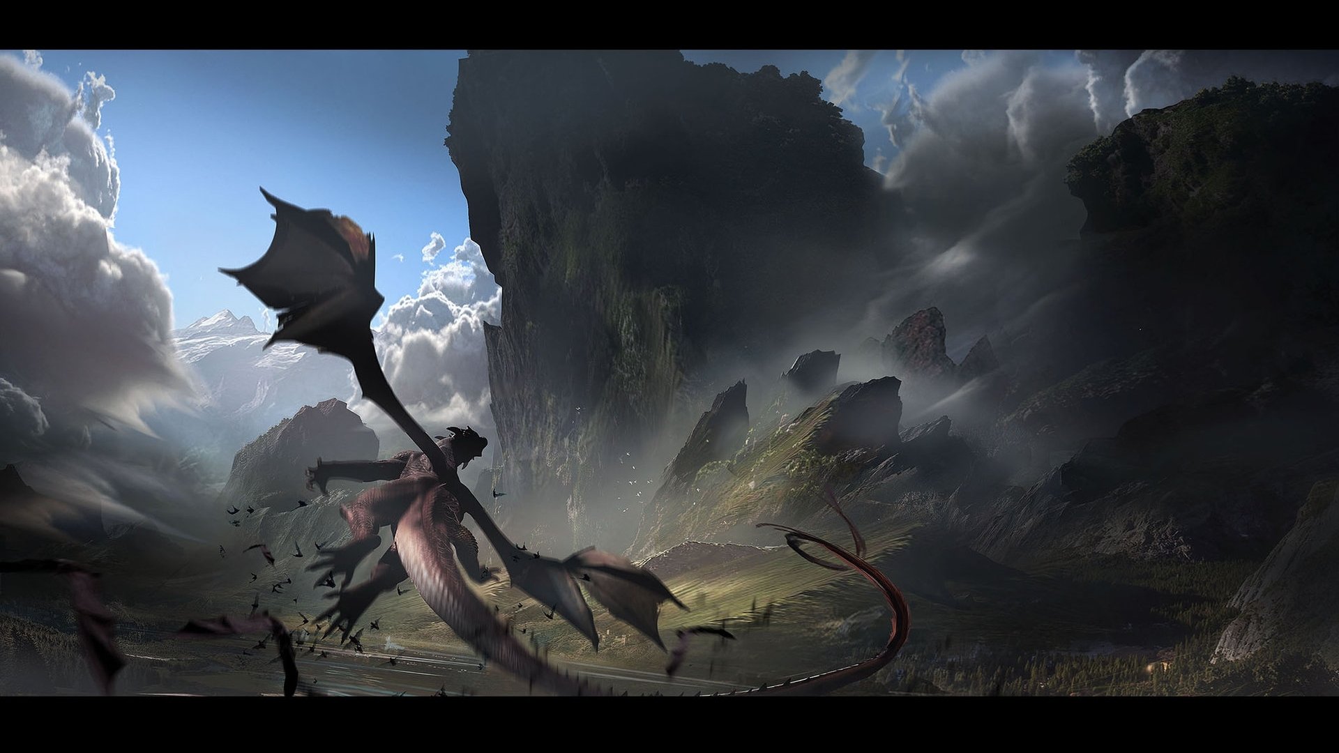 Dragon Rising Computer Wallpapers 4K Dragon Wallpaper