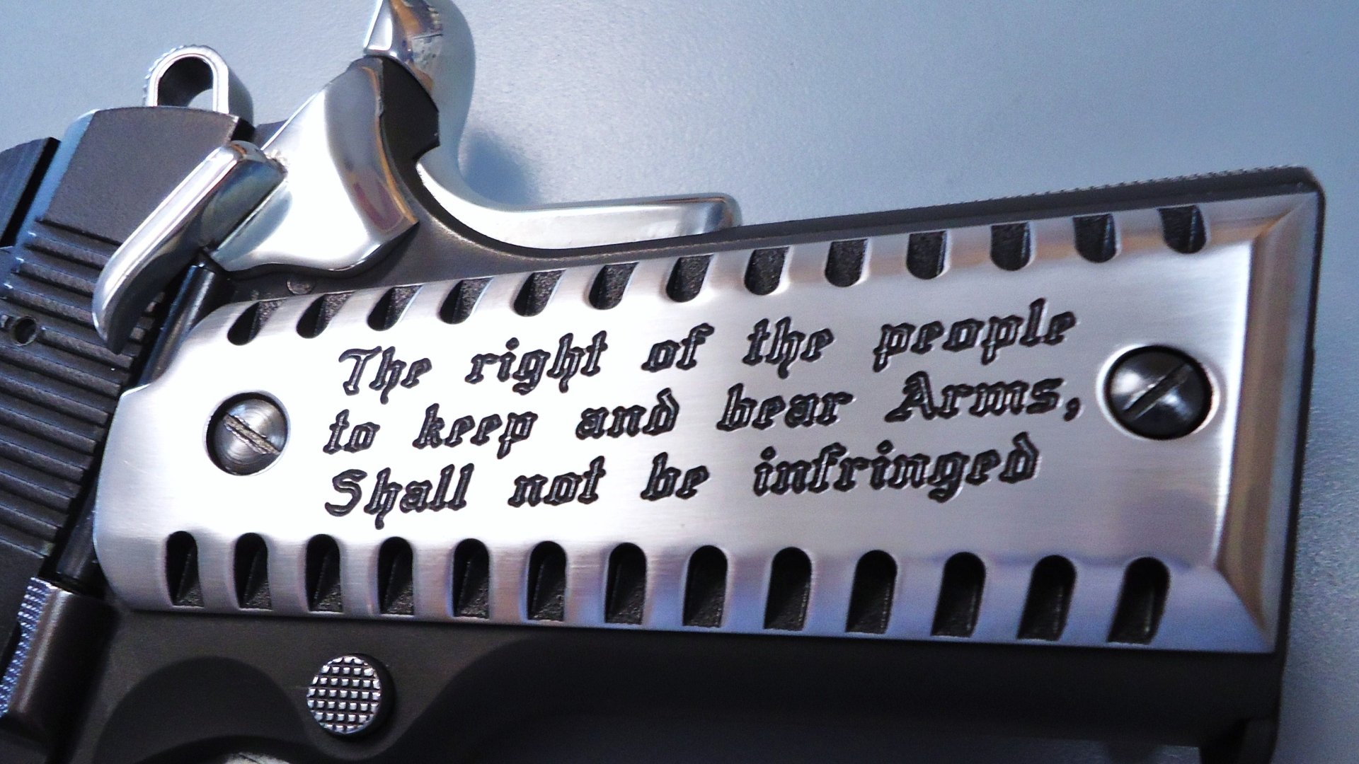 2nd Amendment Steel: The Right to Bear Arms HD Wallpaper