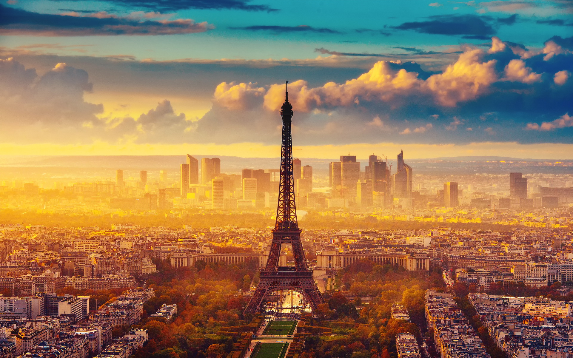 Paris Eiffel Tower HD Wallpaper