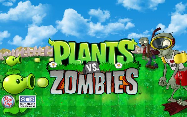 Plants Vs. Zombies HD Wallpaper: Battle of Greens and Ghouls