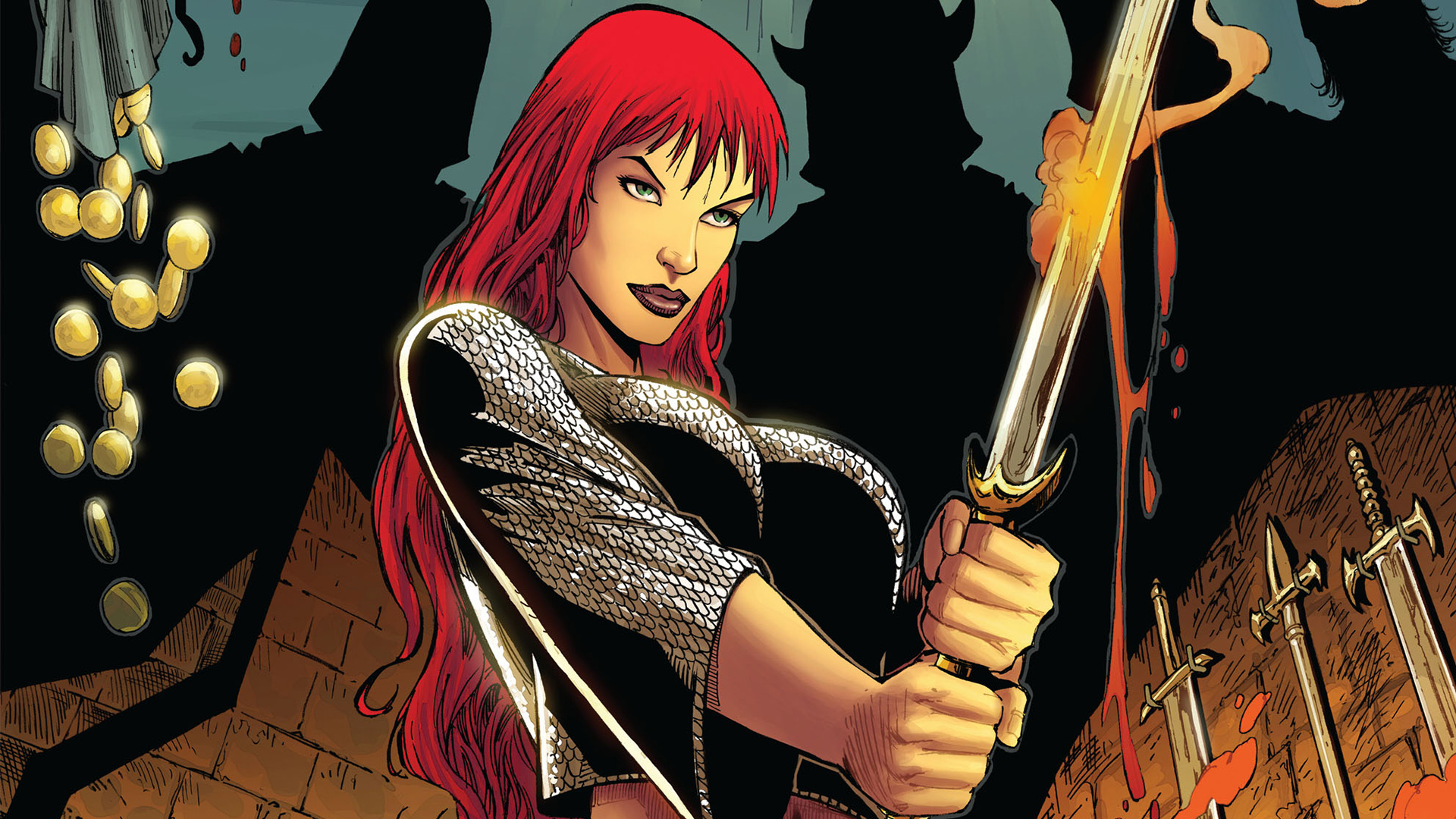Download Comic Red Sonja HD Wallpaper
