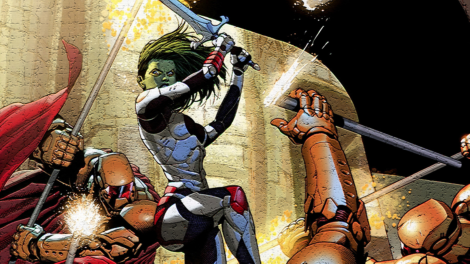Download Comic Gamora HD Wallpaper