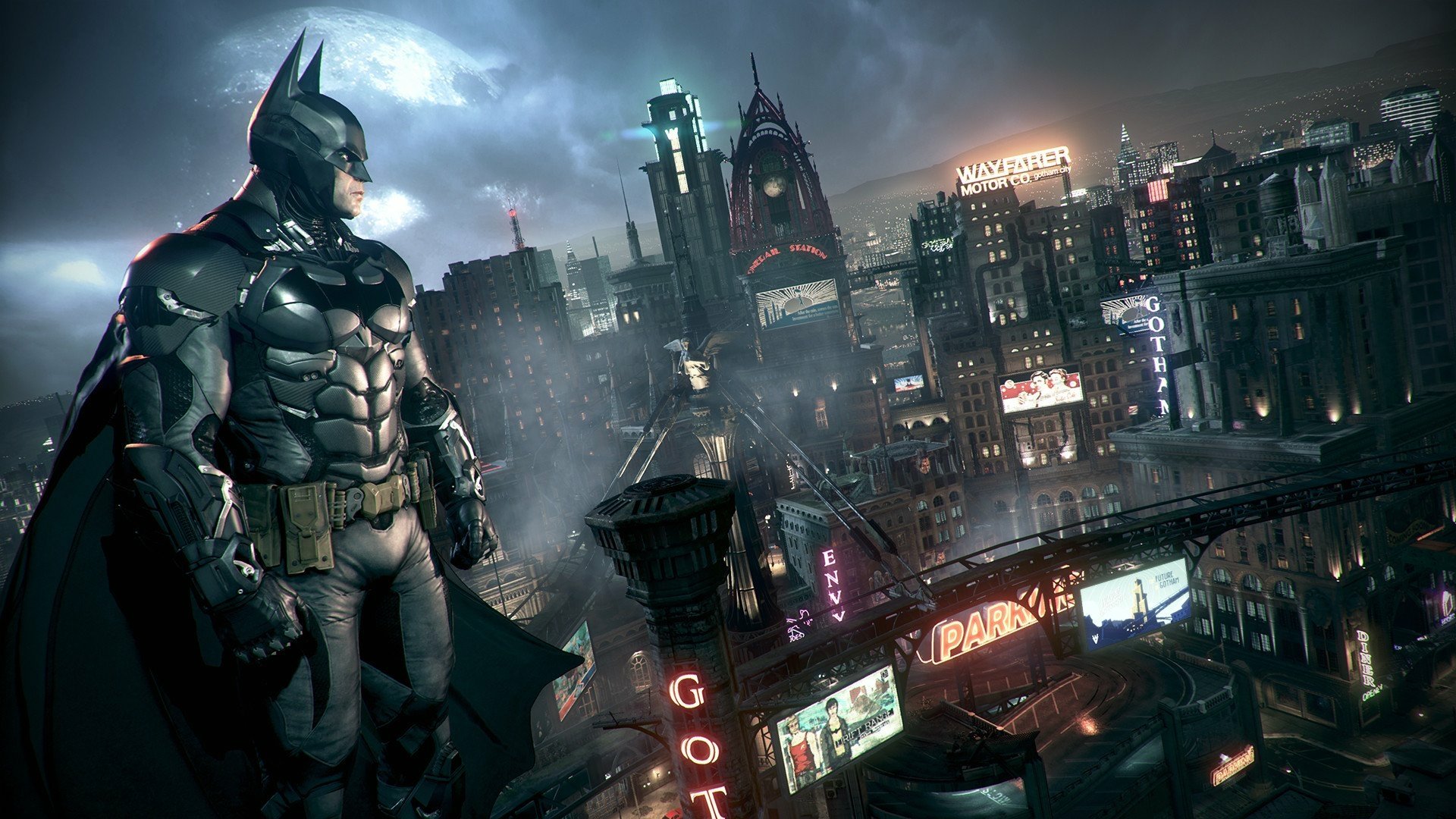 Batman: Arkham Knight HD Wallpaper - The Dark Knight Stands Vigilant
