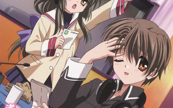 Download Kouko Ibuki Fuuko Ibuki Anime Clannad Wallpaper