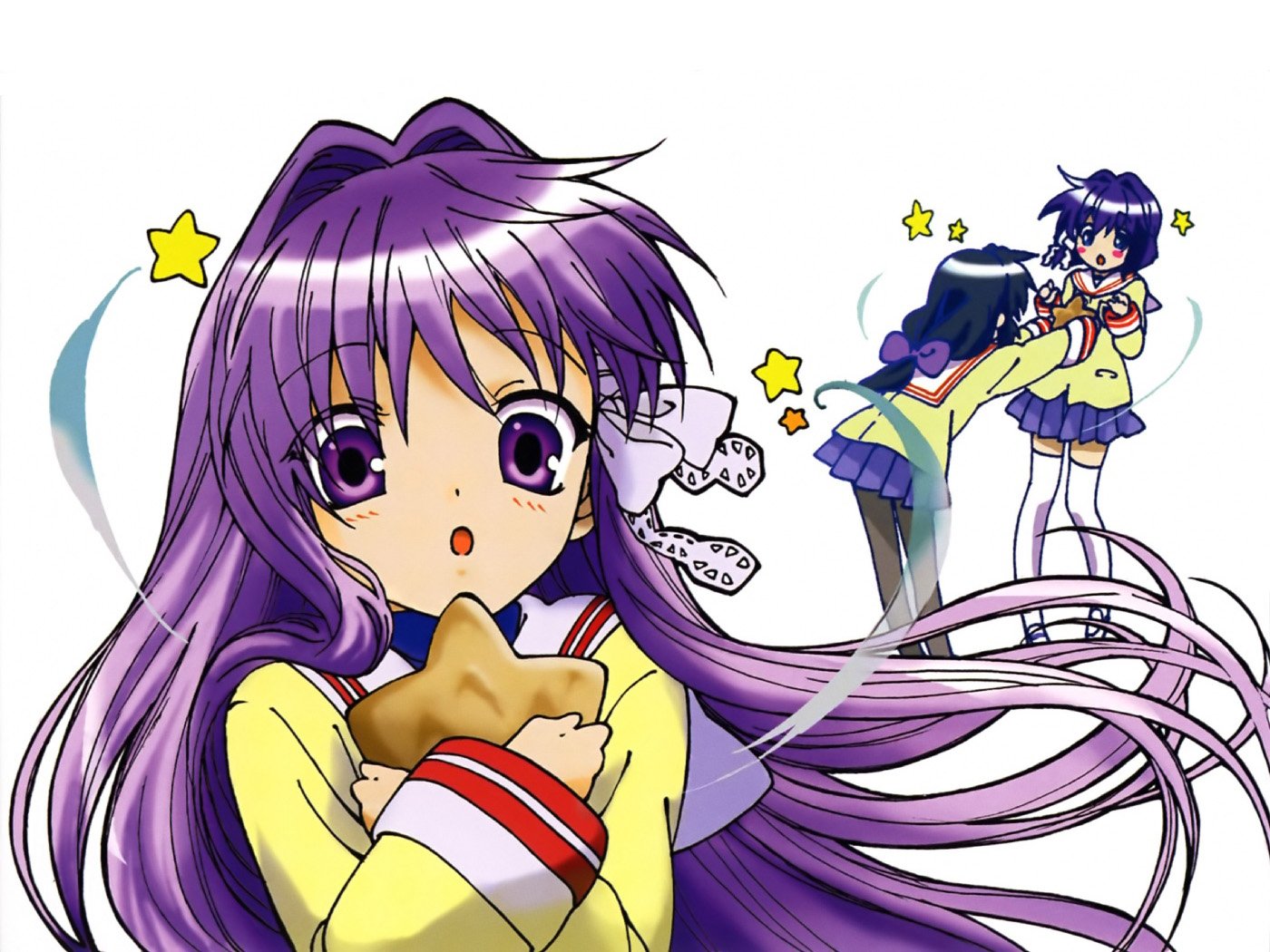 Download Kyou Fujibayashi Ryou Fujibayashi Fuuko Ibuki Anime Clannad ...