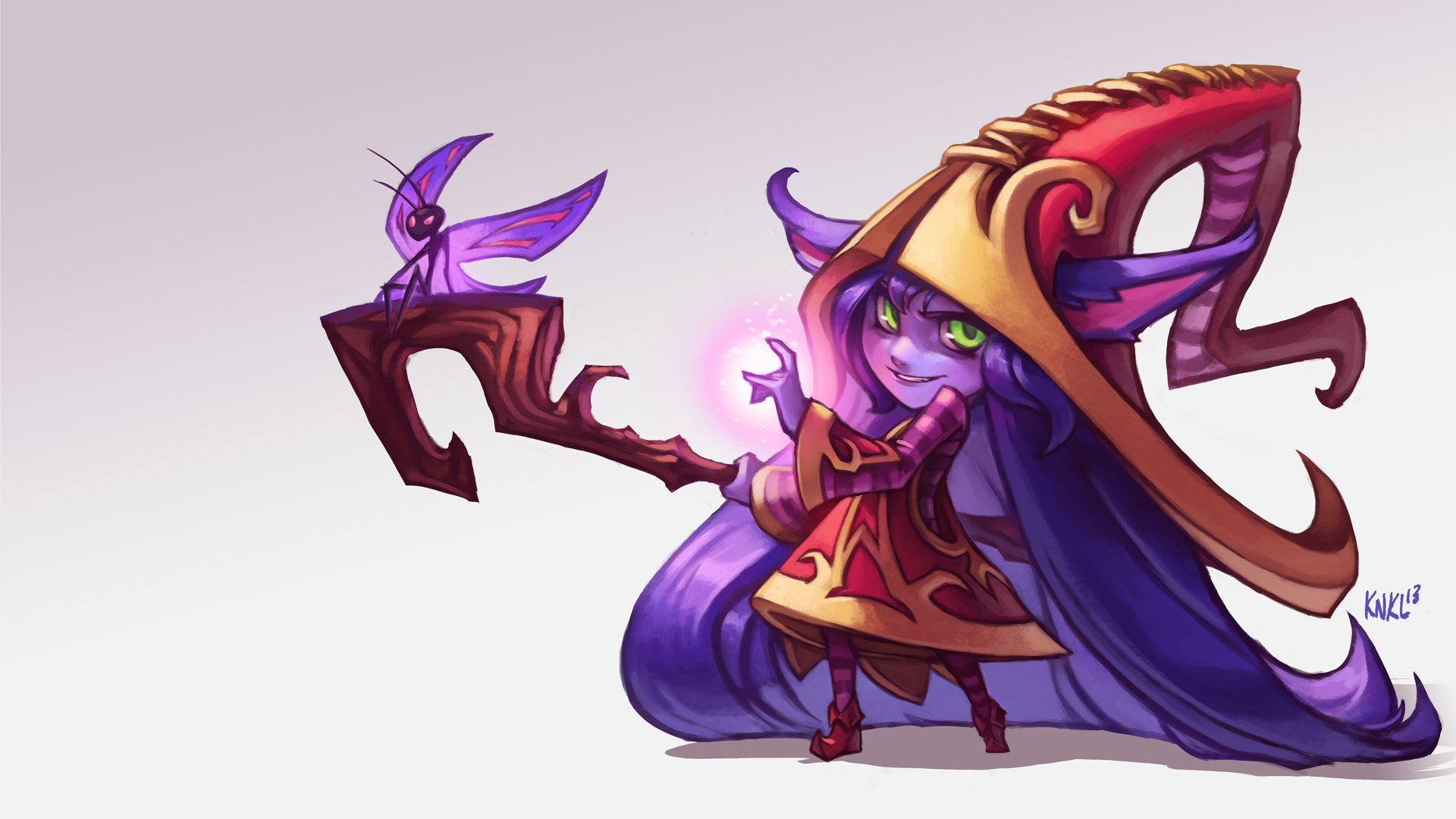 Lulu the Enchanting Fairy: League of Legends HD Wallpaper Magic ...