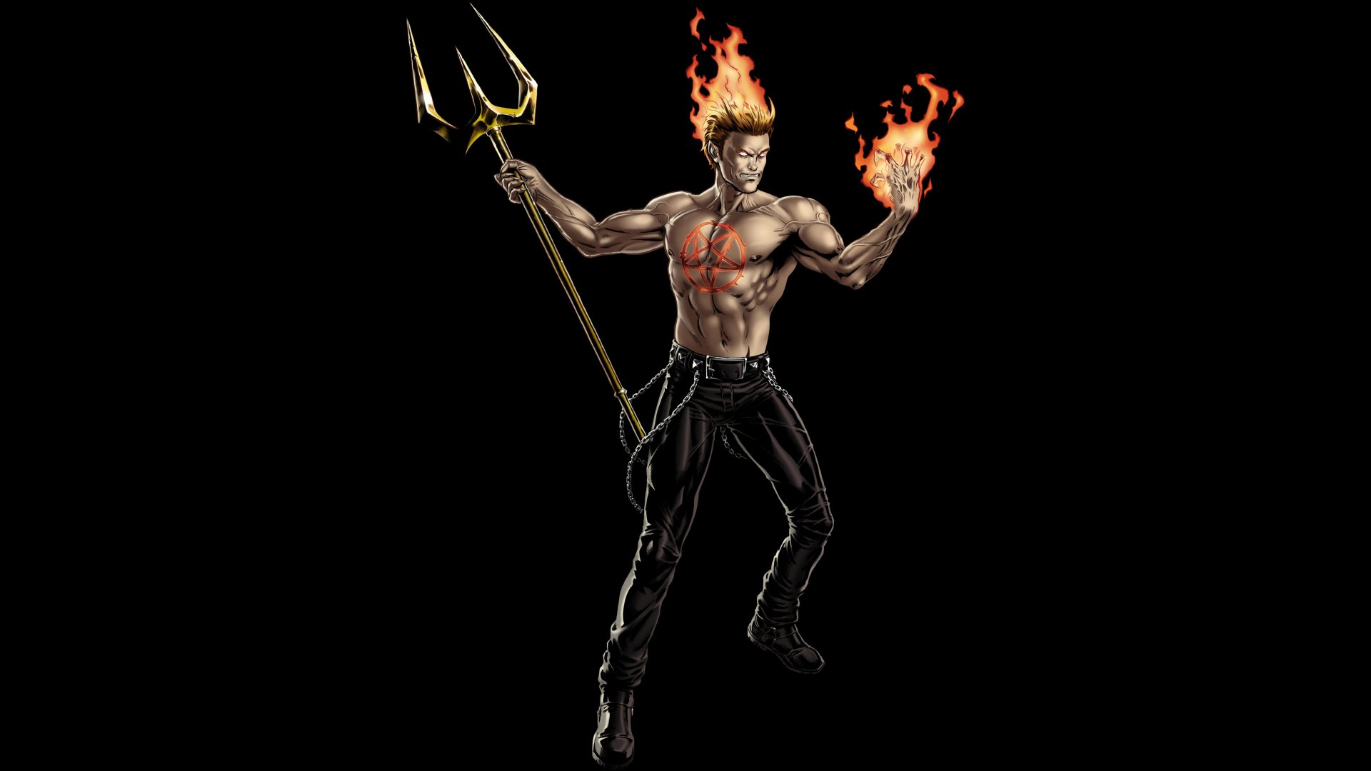 Download Comic Daimon Hellstrom 4k Ultra HD Wallpaper