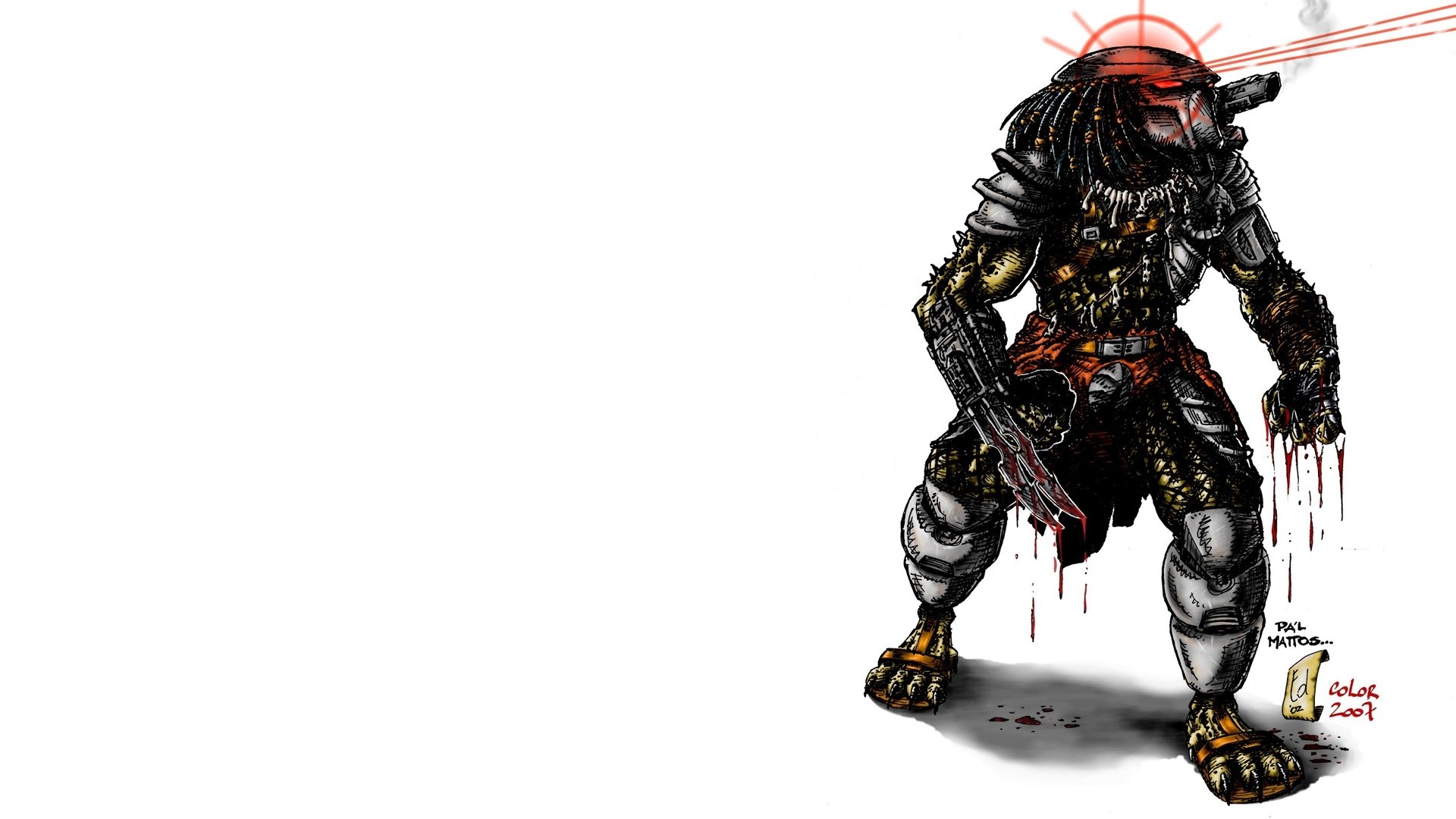 Epic Comic Predator HD Wallpaper
