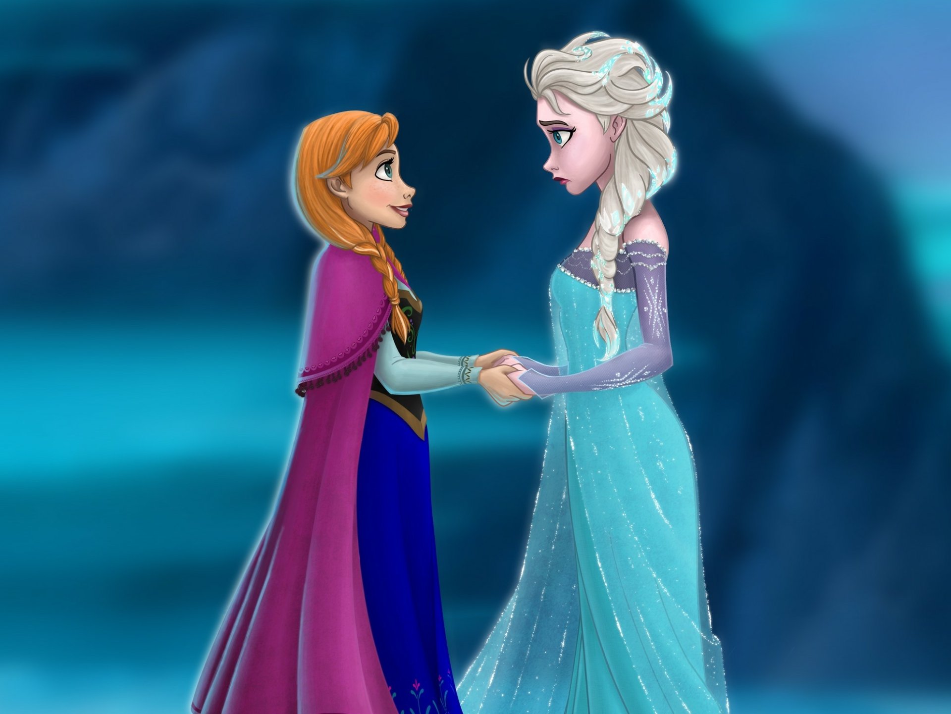 Anna and Elsa Full HD Fond d'écran and Arrière-Plan | 1986x1492 | ID:552638