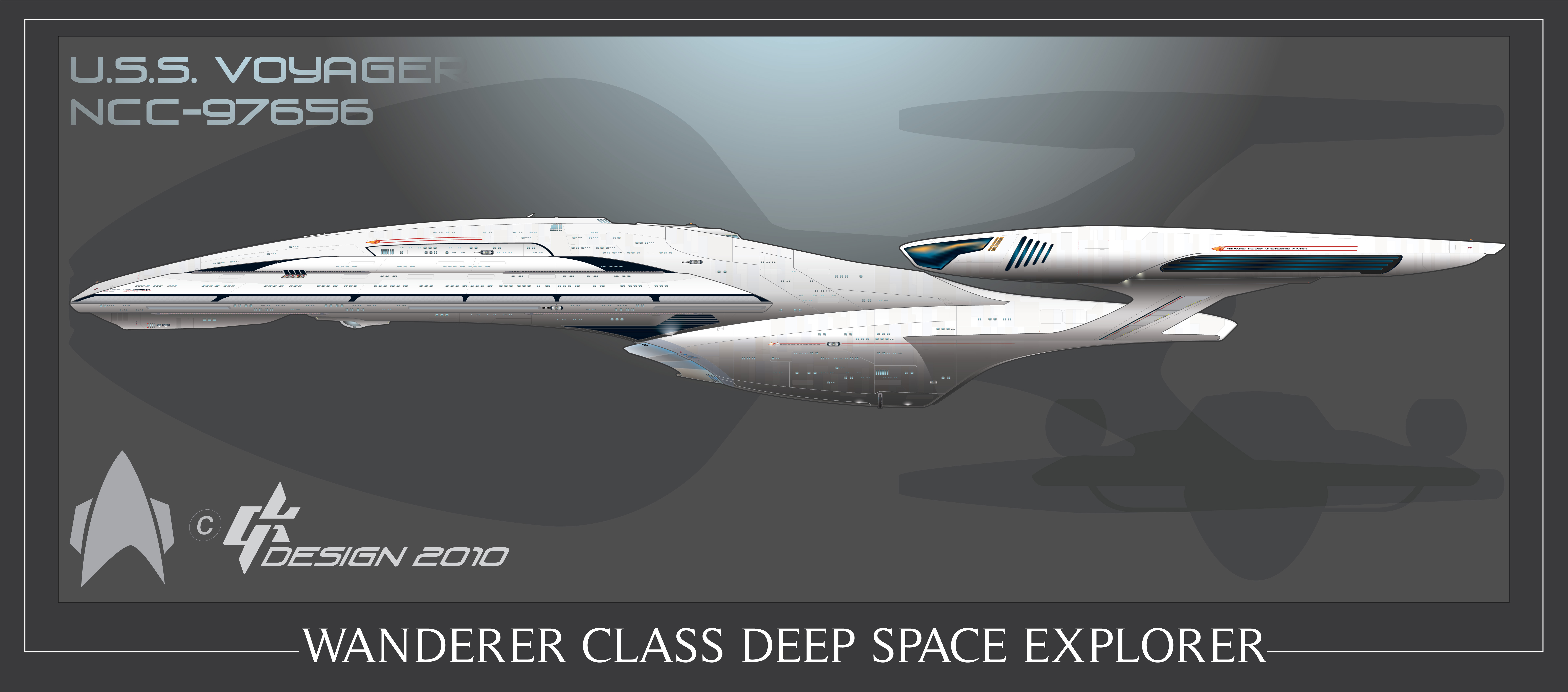 4K Ultra HD Wallpaper: Wanderer Class Deep Space Explorer