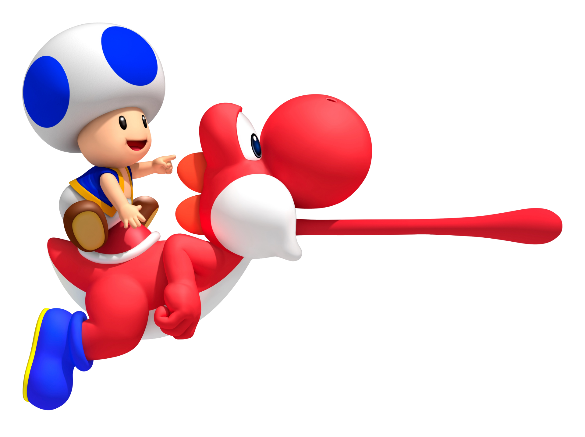 Download Toad (Mario) Yoshi Video Game Mario 4k Ultra HD Wallpaper