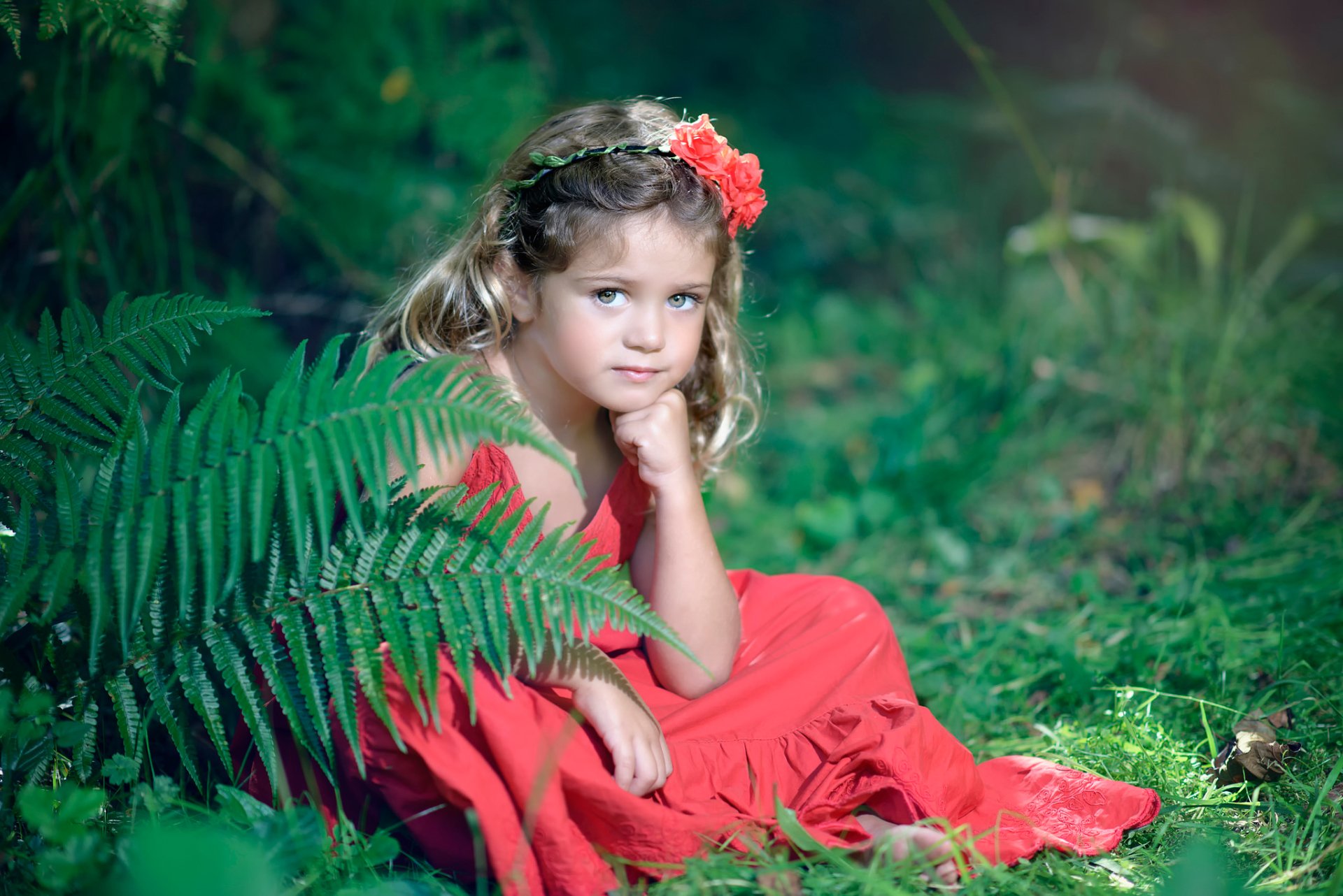 Enchanting Childhood Moments: HD Nature Photography Wallpaper