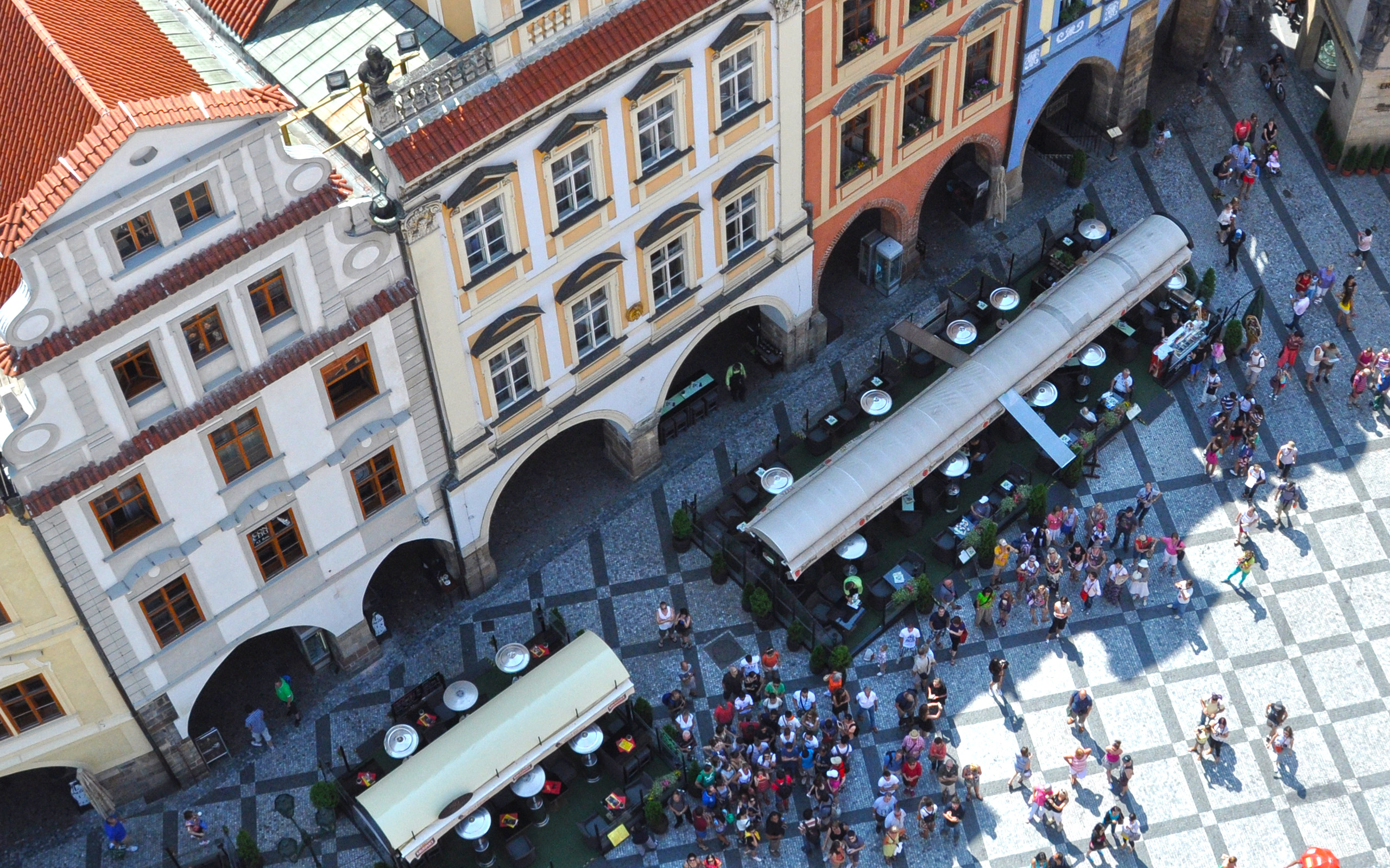 Download Man Made Old Town Square HD Wallpaper