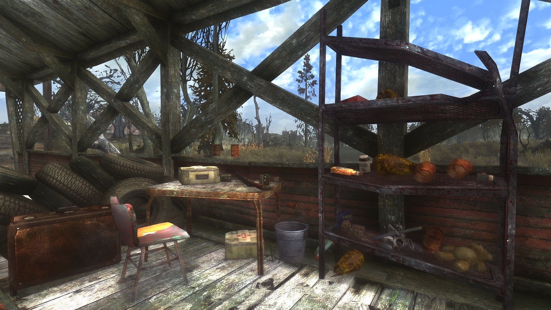 Fallout 3 HD Wallpaper: Post-Apocalyptic Refuge in Vivid Detail