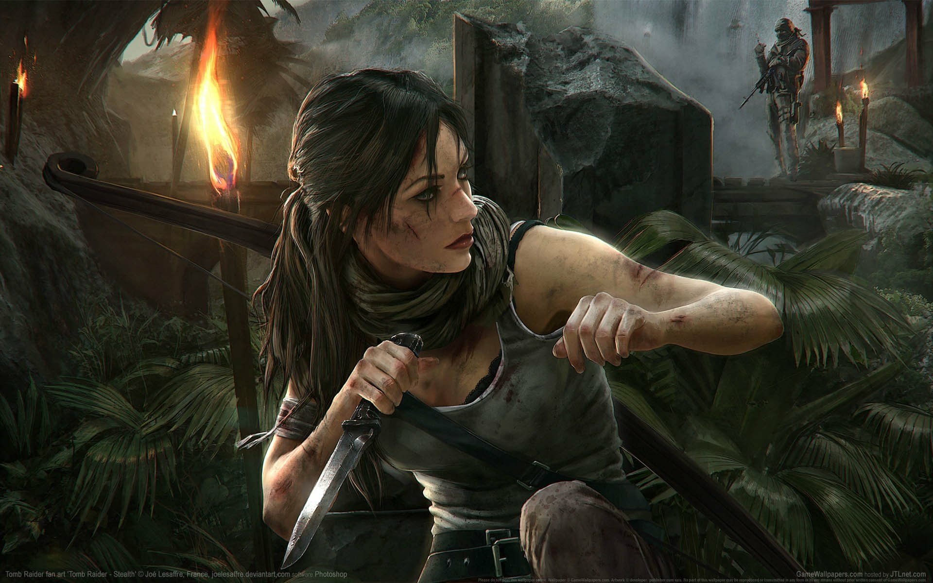 Tomb Raider HD Wallpaper: Epic Adventure in the Jungle Shadows