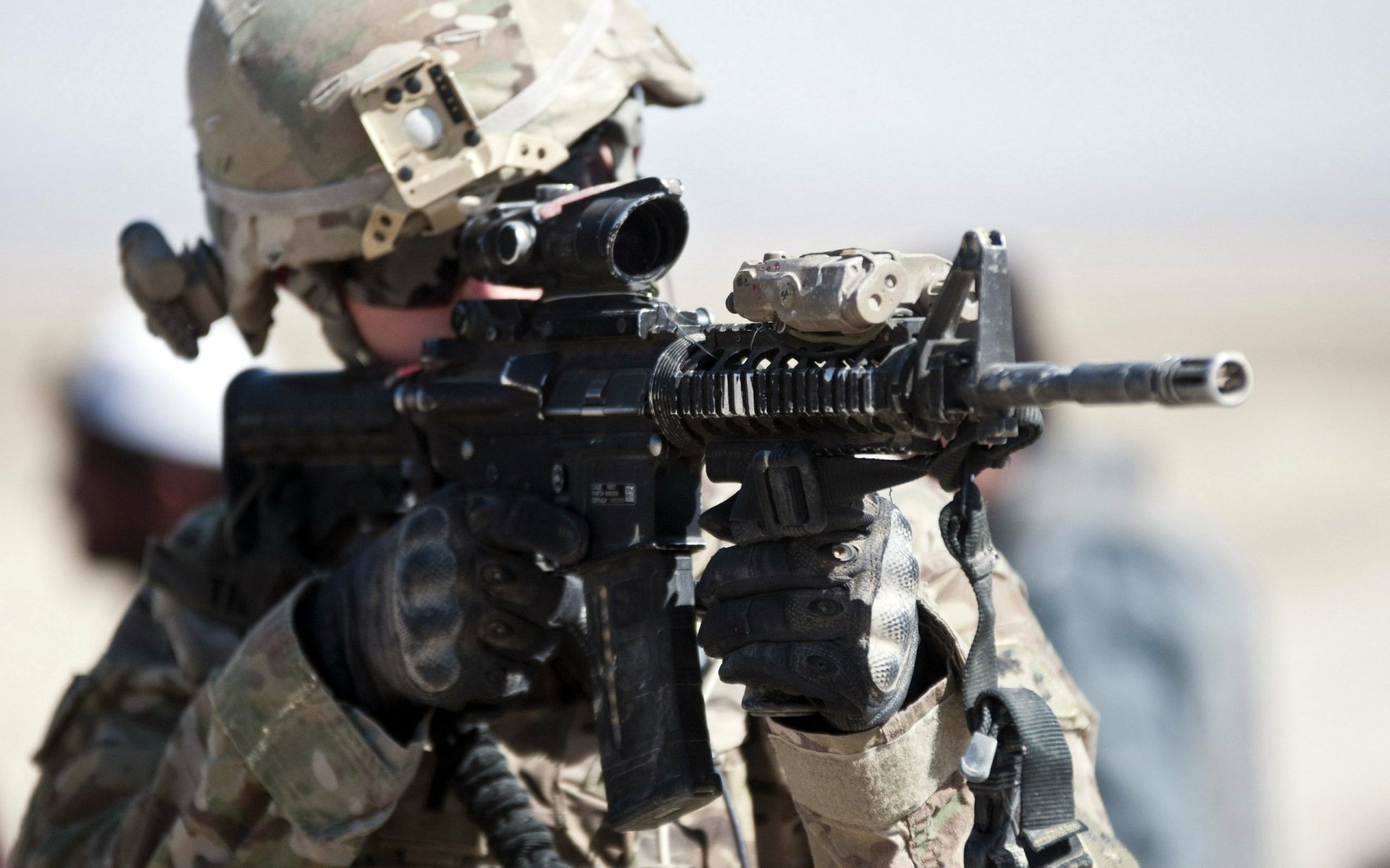 HD Military Precision: Elite Soldier in Action