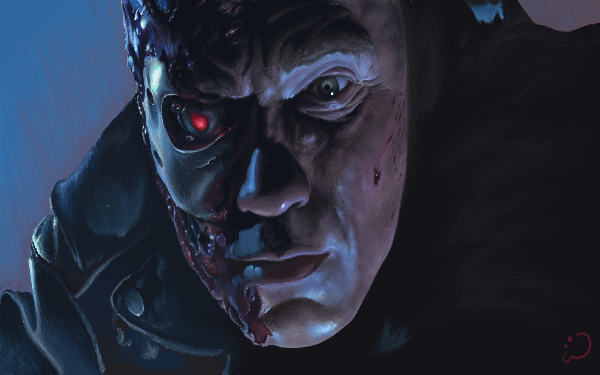 HD Wallpaper of The Terminator: A Sci-Fi Icon