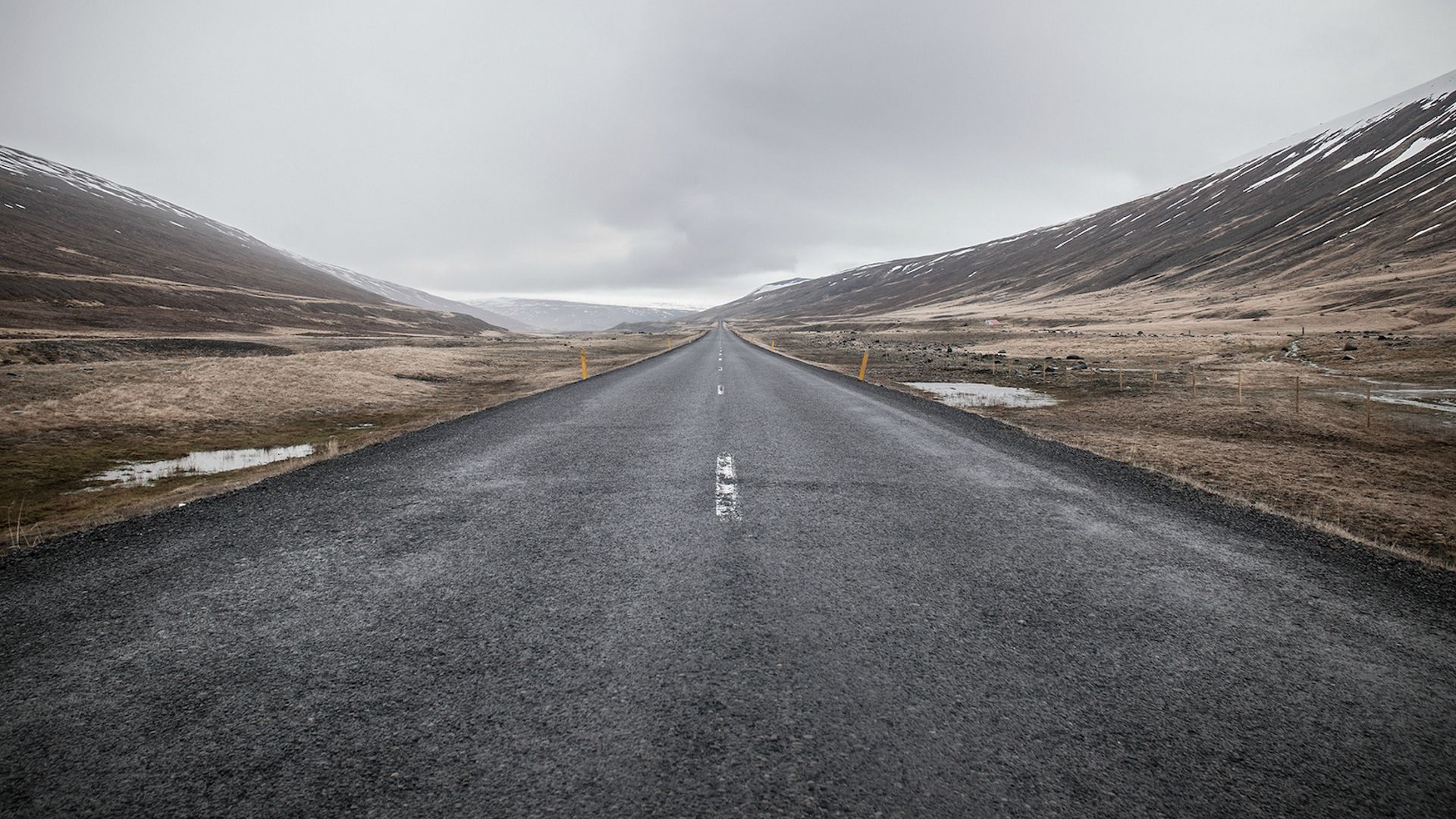 Download Man Made Road HD Wallpaper