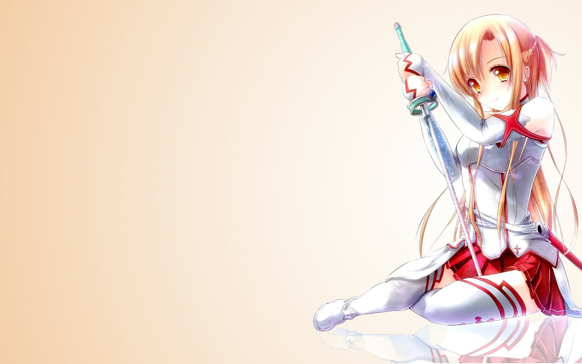 Asuna Yuuki HD Wallpaper | Sword Art Online Anime Art