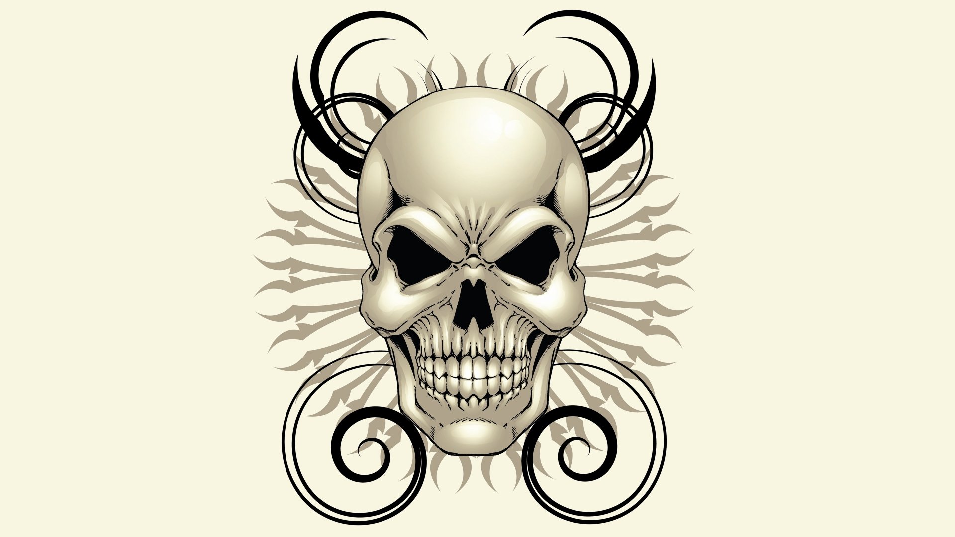Download Dark Skull 4k Ultra HD Wallpaper