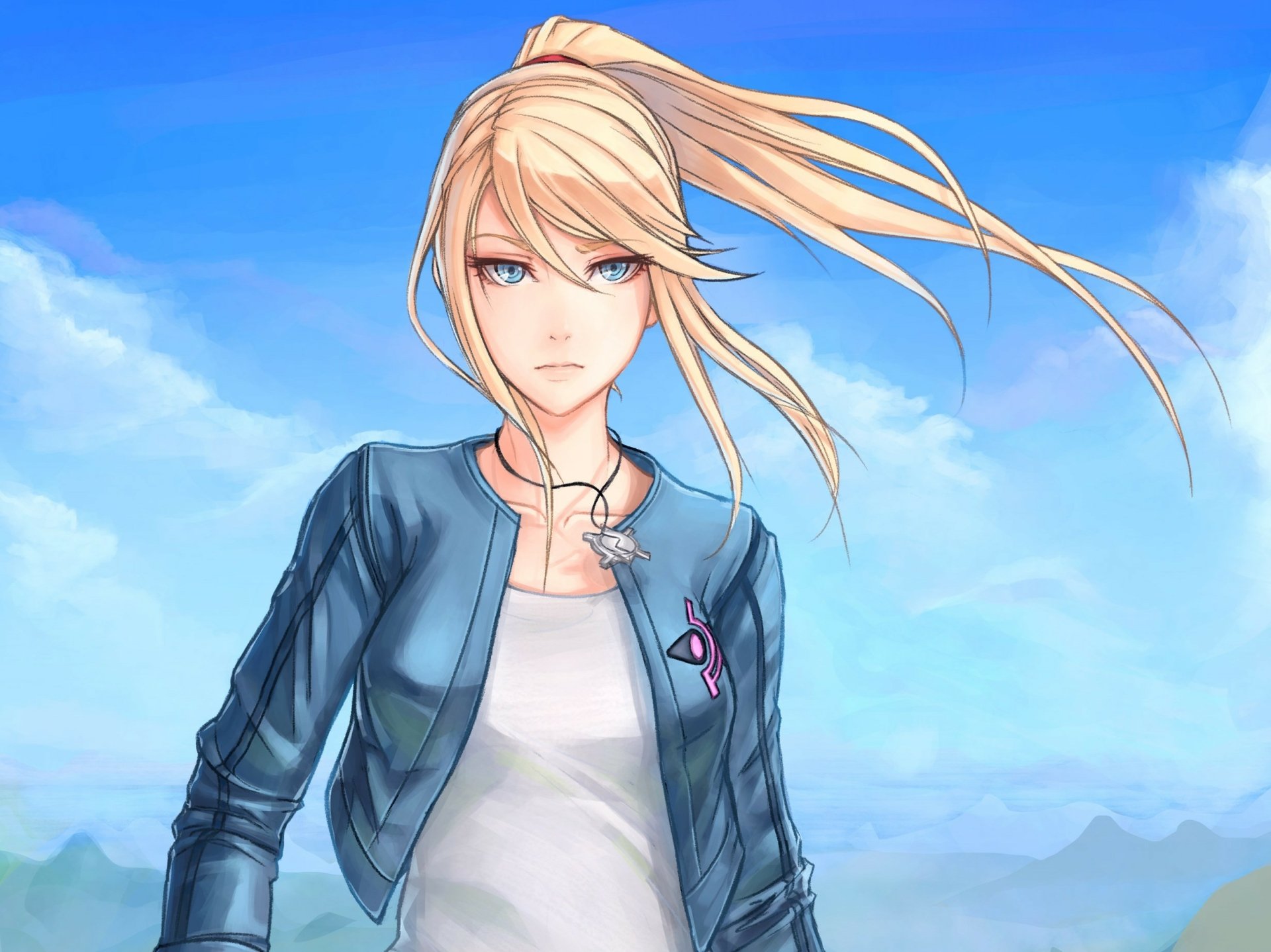 Metroid HD Wallpaper: Samus in Action by Unsomnus