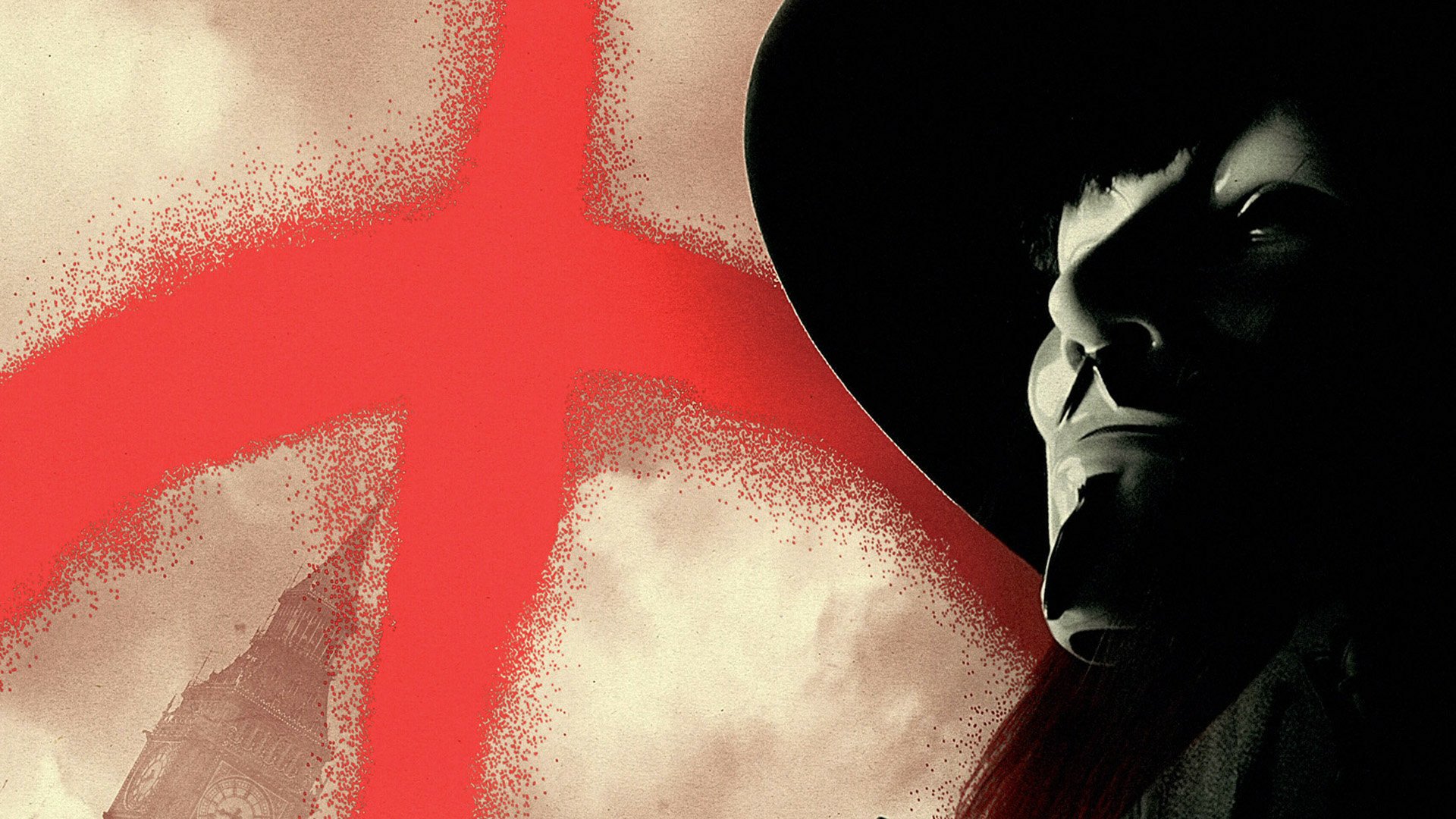 V for Vendetta — HD Wallpaper: Shadow of V