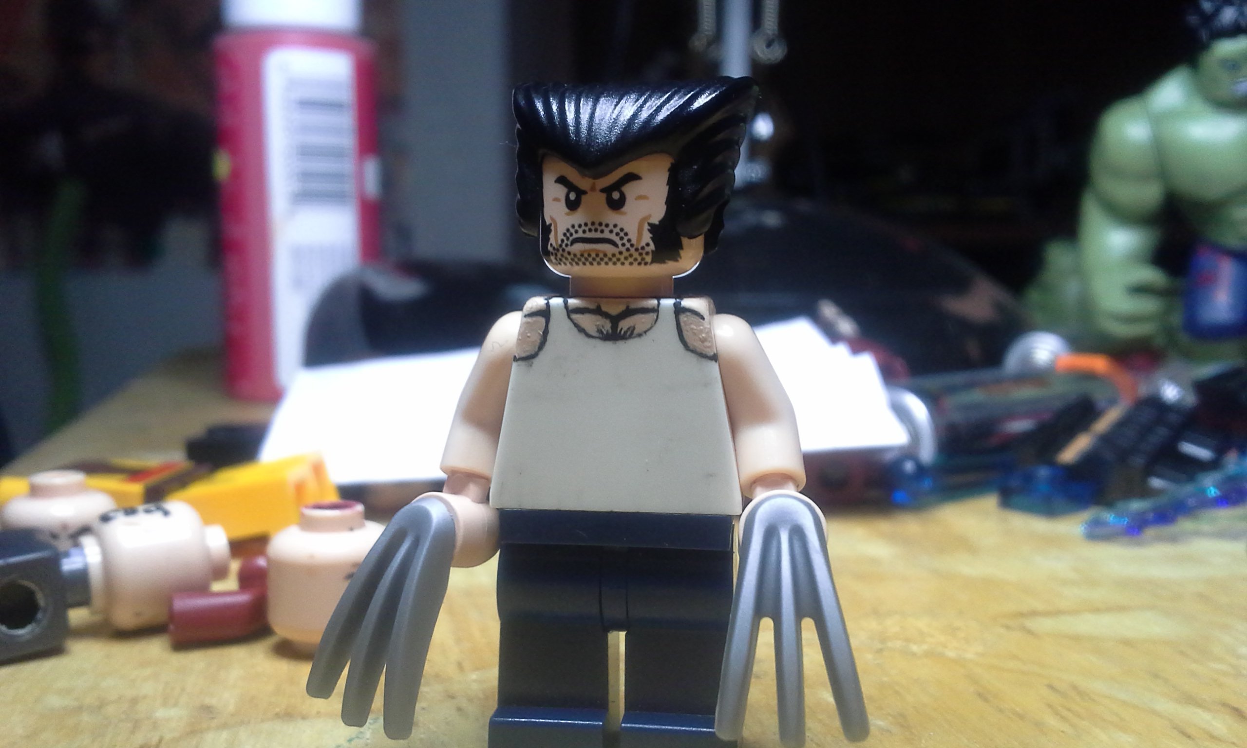 Download Wolverine Man Made Lego HD Wallpaper