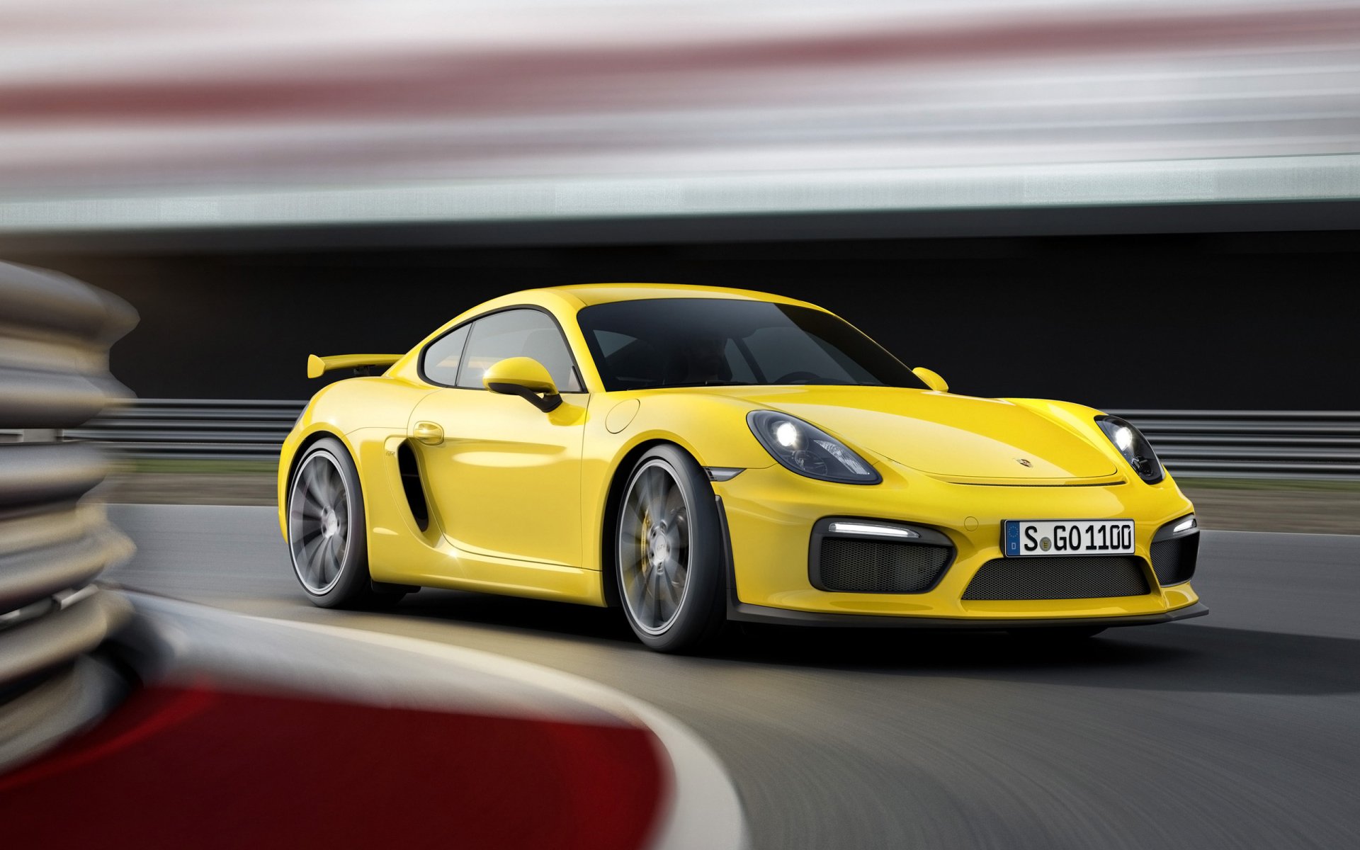 Porsche Cayman GT4 Yellow – Stunning HD Sports Car Wallpaper ...