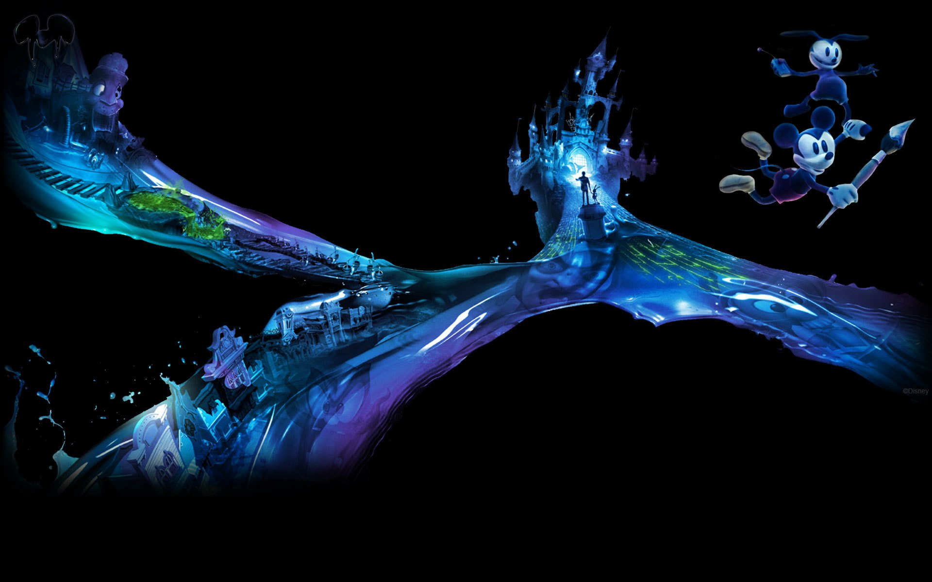 Download Video Game Epic Mickey 2: The Power Of Two HD Wallpaper