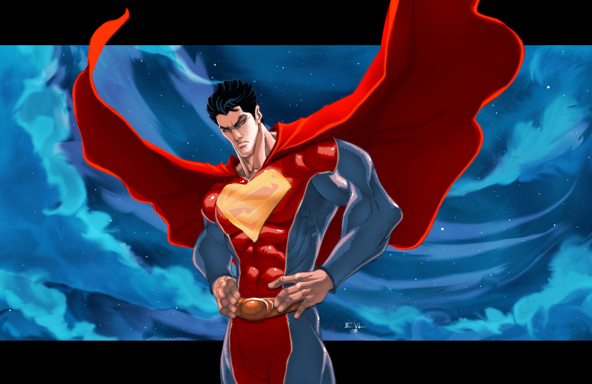 Superman HD Wallpaper: A Heroic Comic Adventure