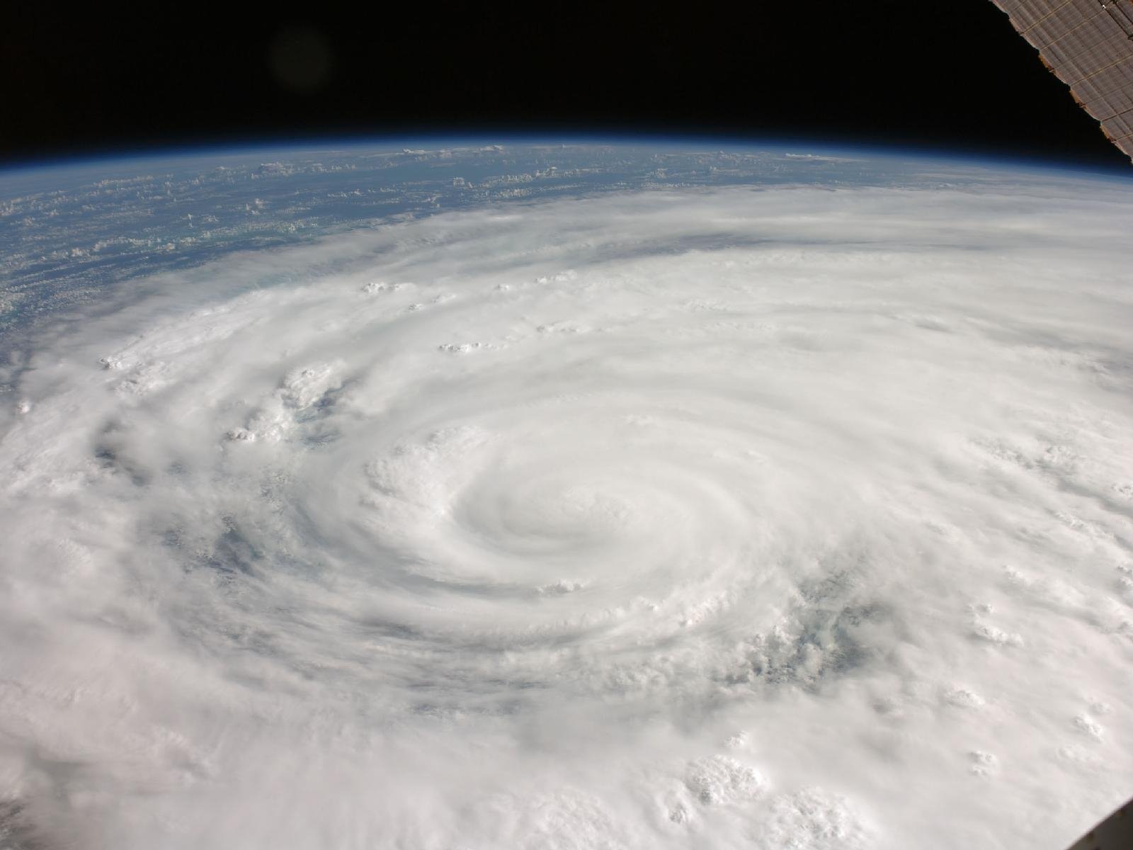 HD Nature Storm: Majestic Hurricane Eye from Space