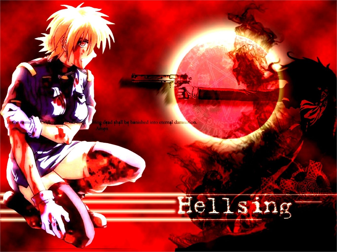 Download Anime Hellsing Wallpaper | 1366x1024 | Wallpaper Abyss