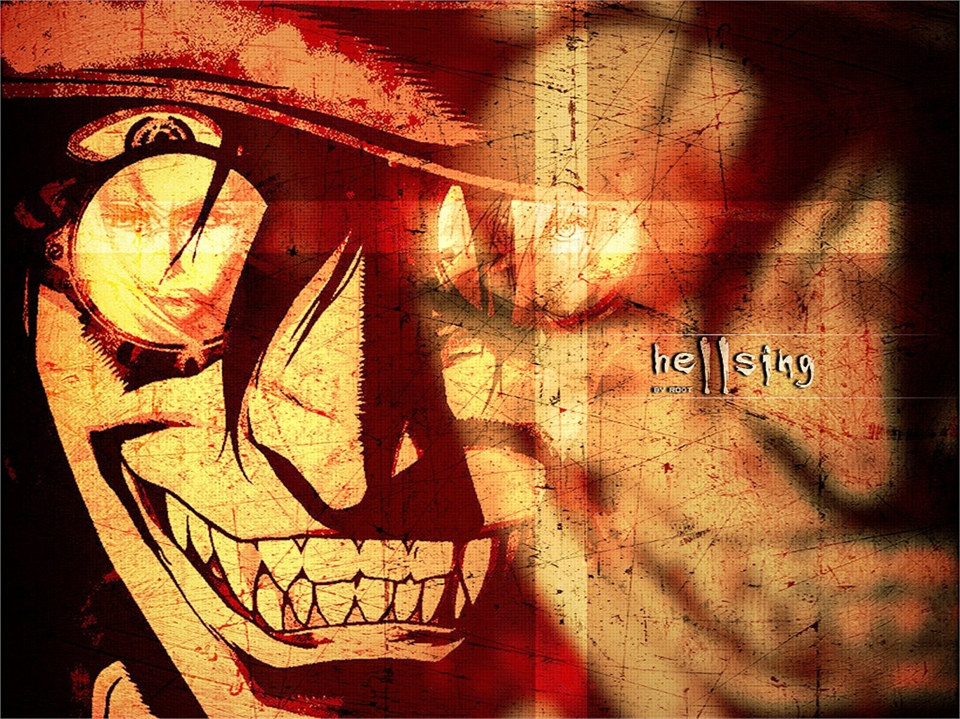 Hellsing HD Anime Wallpaper: Dark Shadows Unleashed | 1366x1024 ...