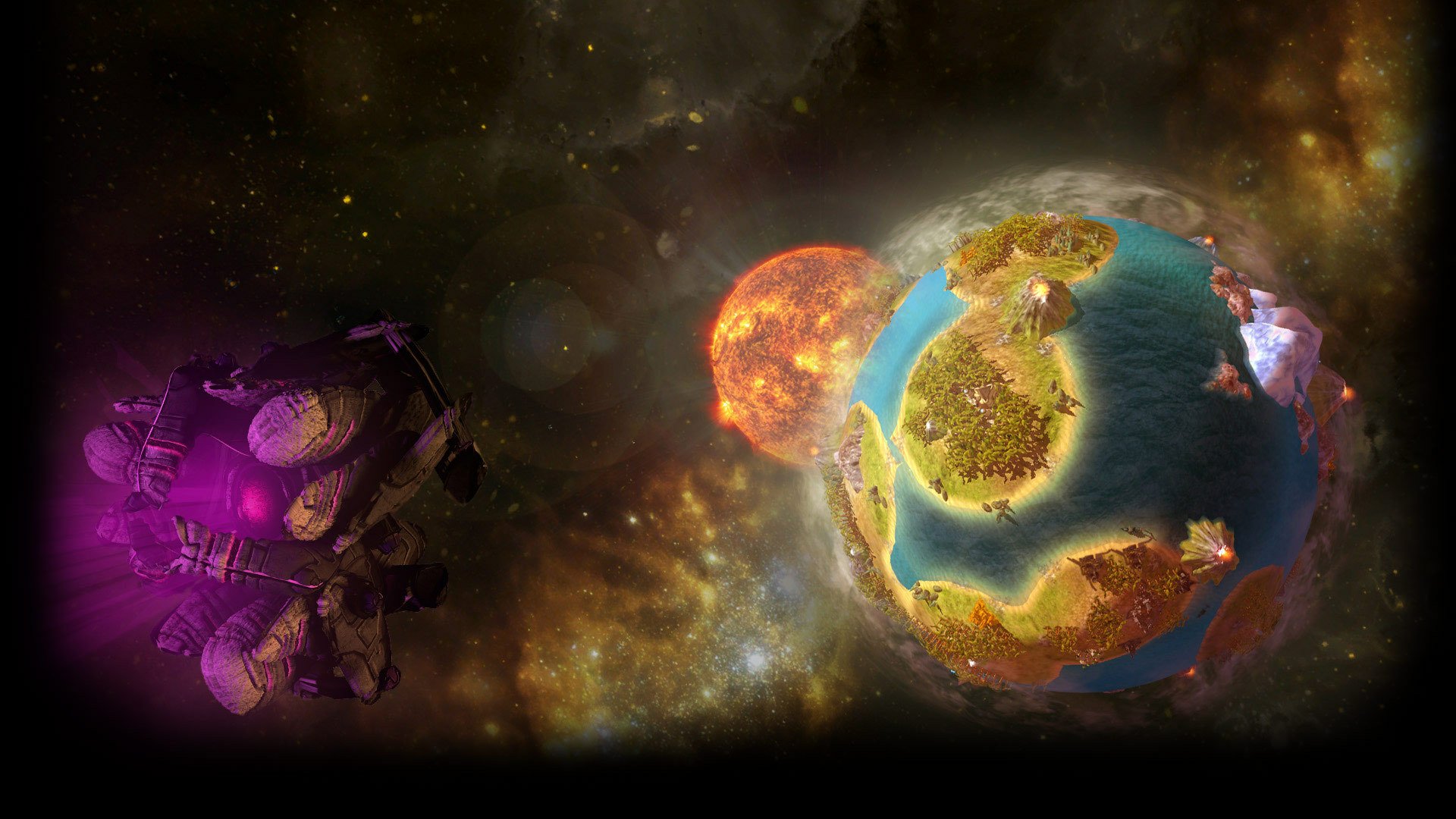 Destroyed Earth Wallpaper