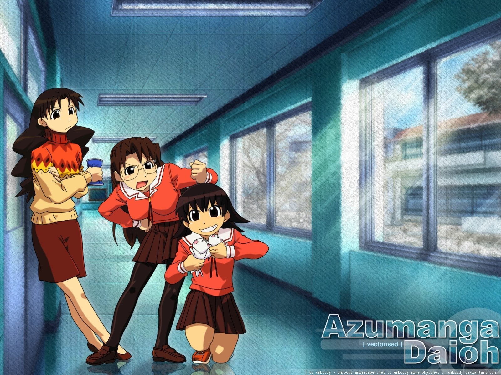 Download Anime Azumanga Daioh Wallpaper