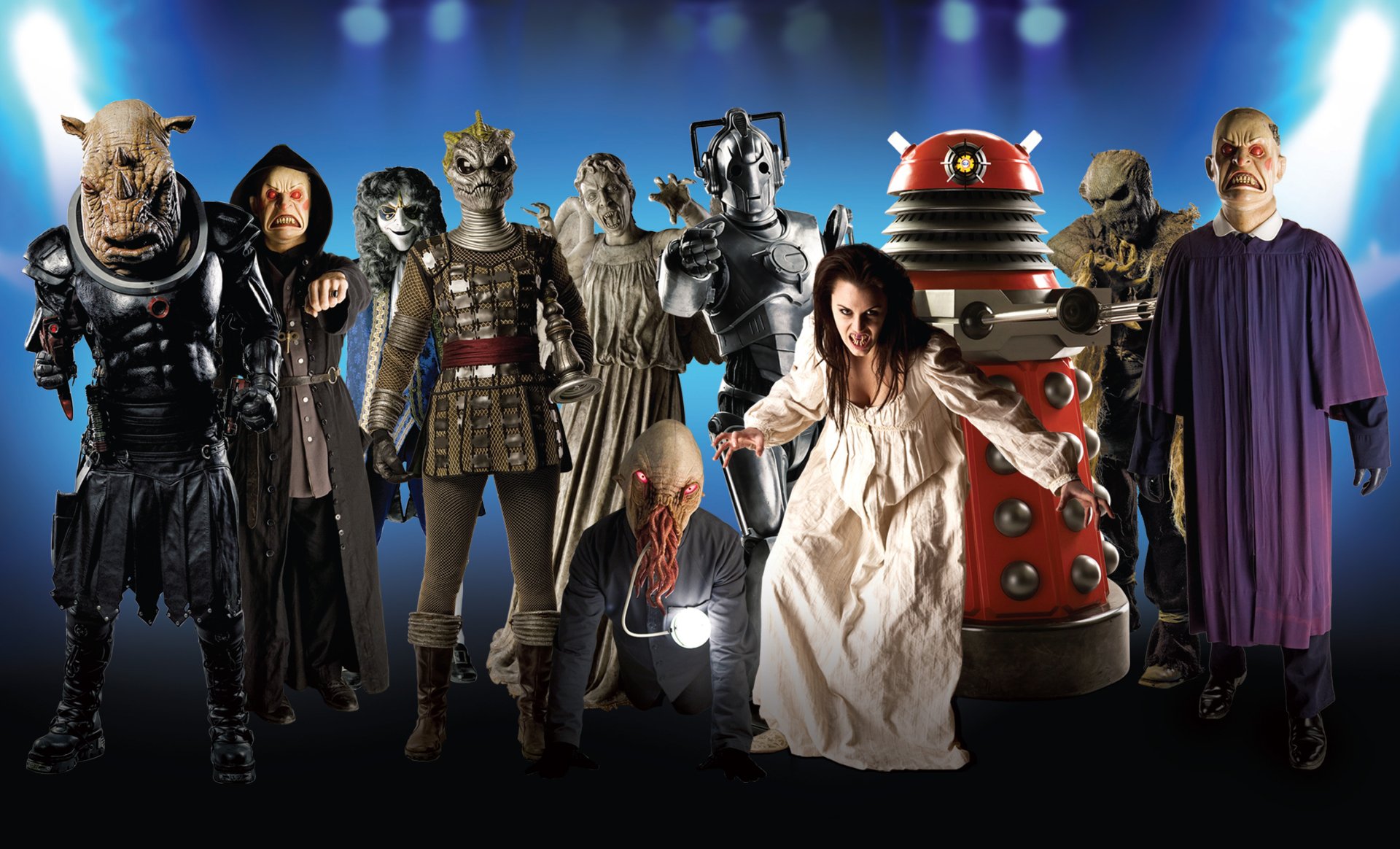 Doctor Who (2005) HD Wallpaper – Classic Villains United