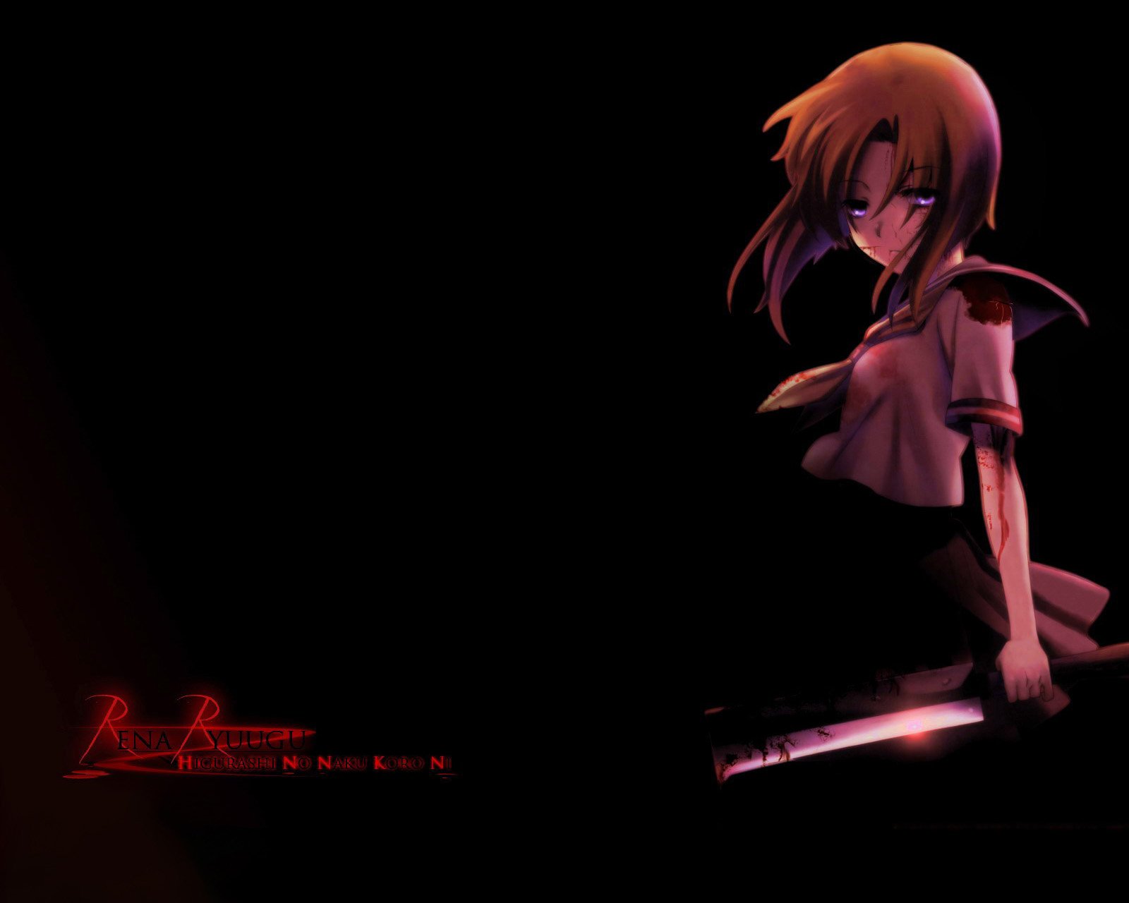 Download Rena Ryūgū Anime Higurashi When They Cry Wallpaper