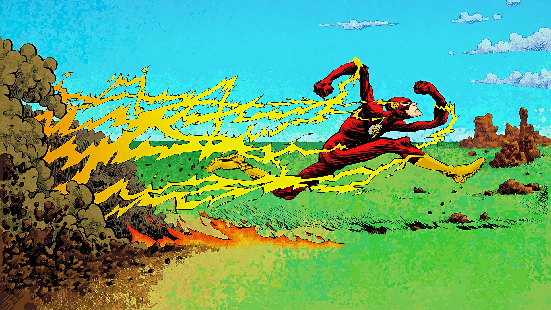 Download Comic Flash HD Wallpaper