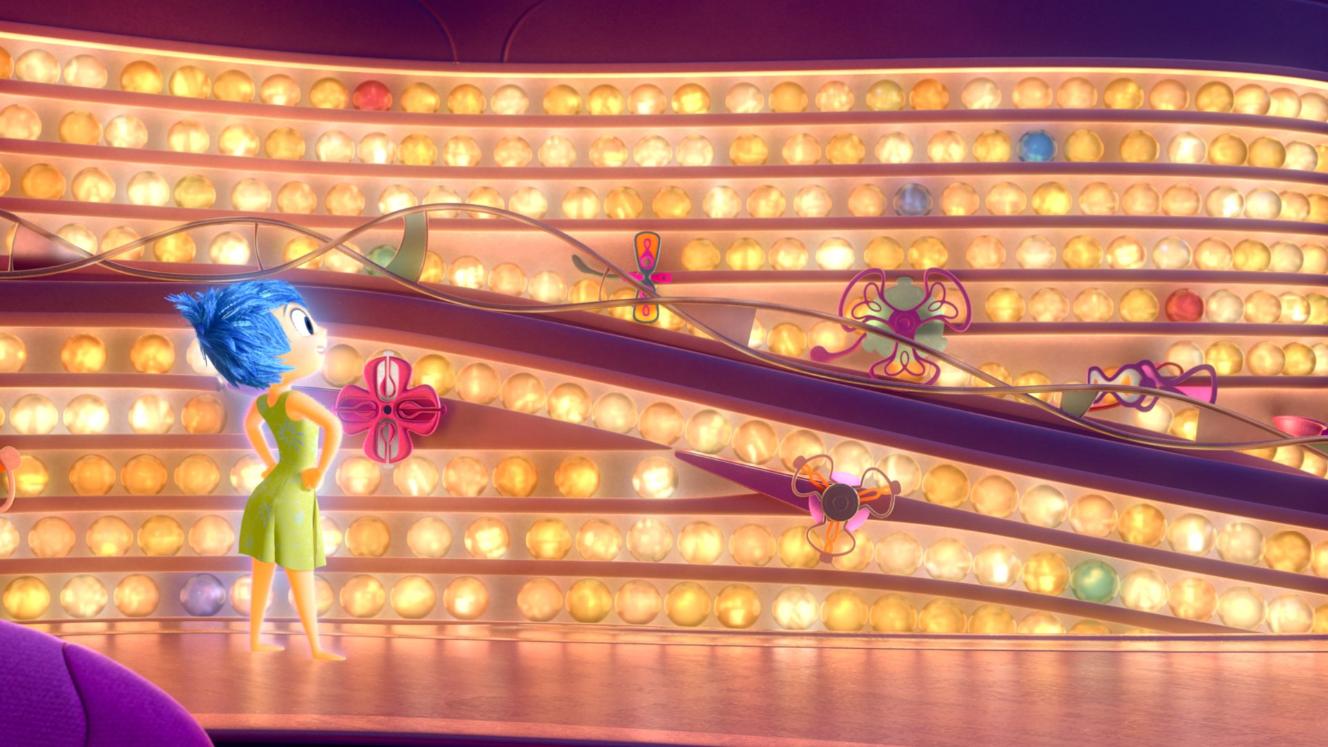 Joy from Inside Out – Vibrant HD Movie Wallpaper