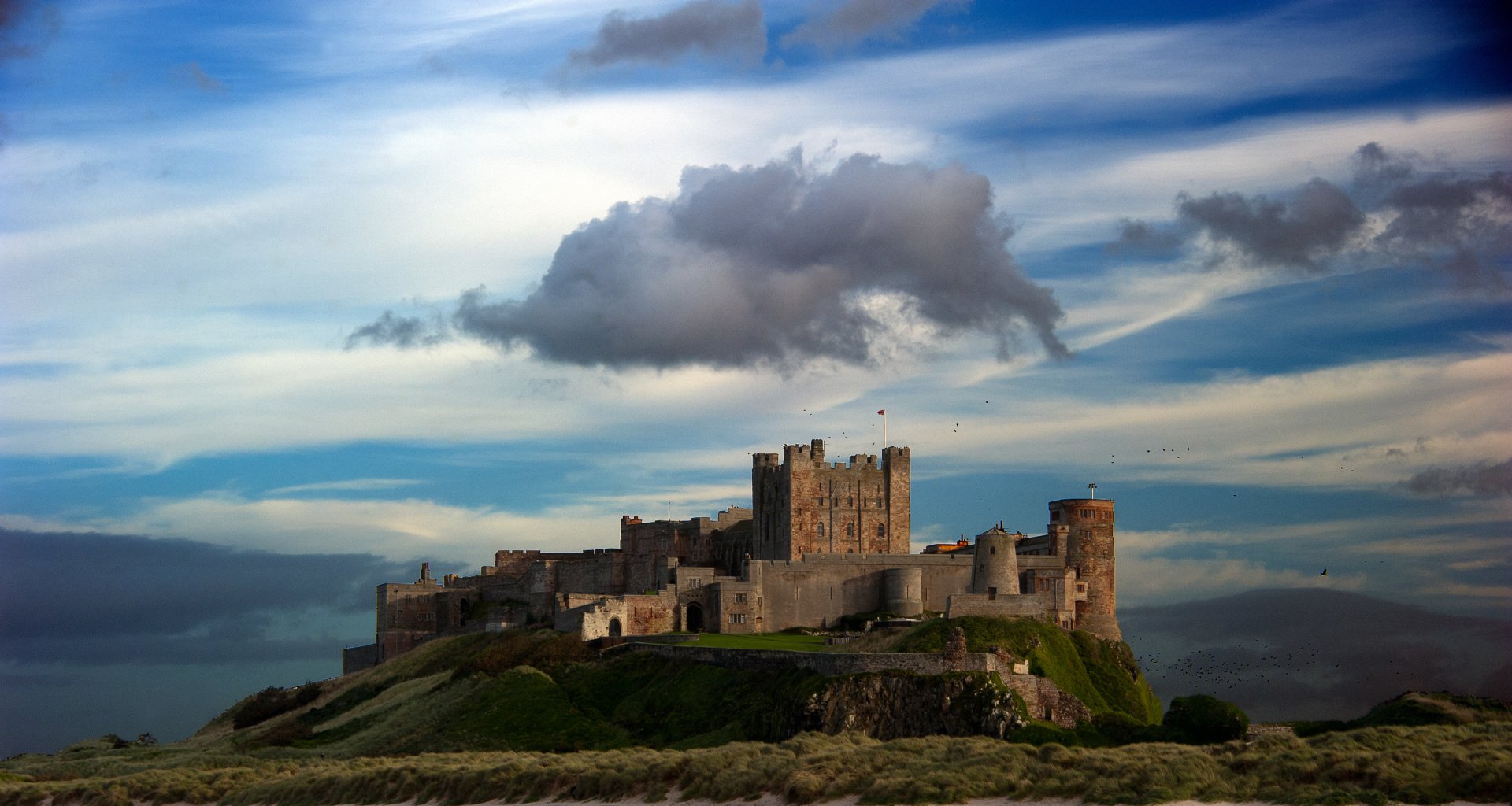 Download Man Made Bamburgh Castle HD Wallpaper