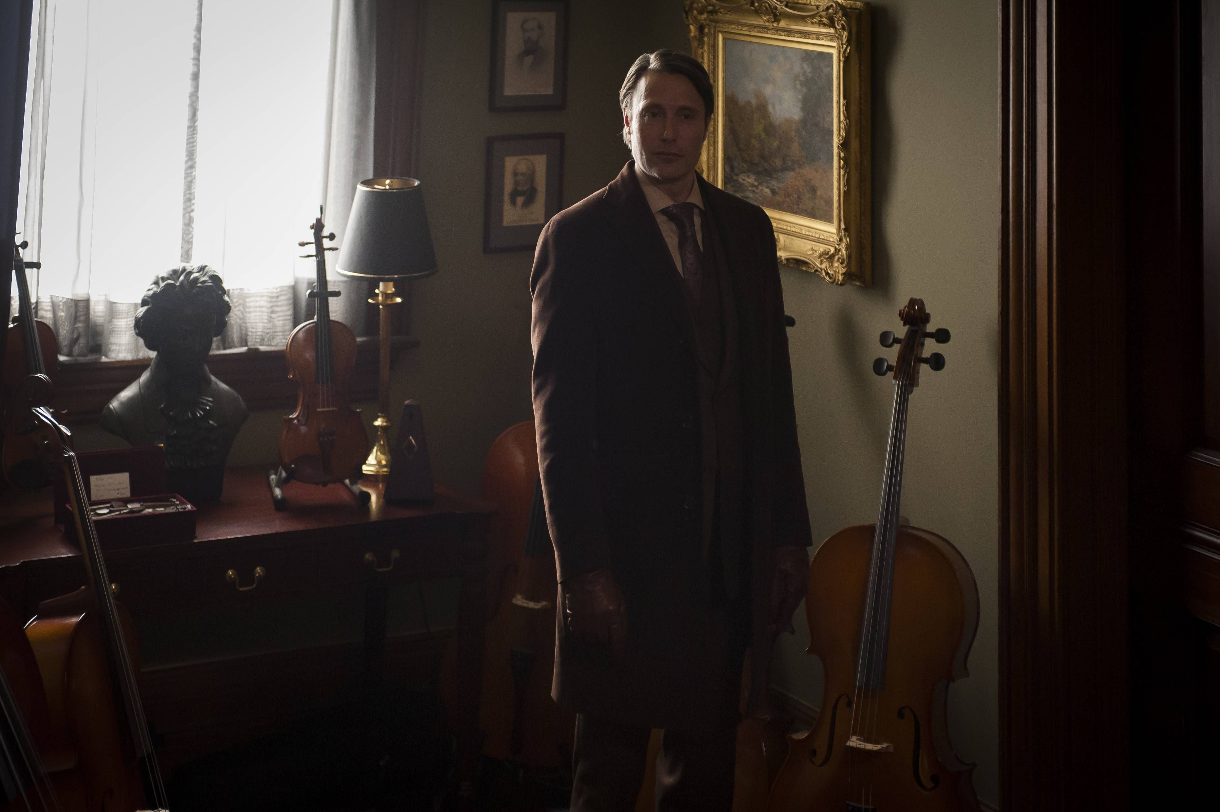 Download Mads Mikkelsen TV Show Hannibal 4k Ultra HD Wallpaper