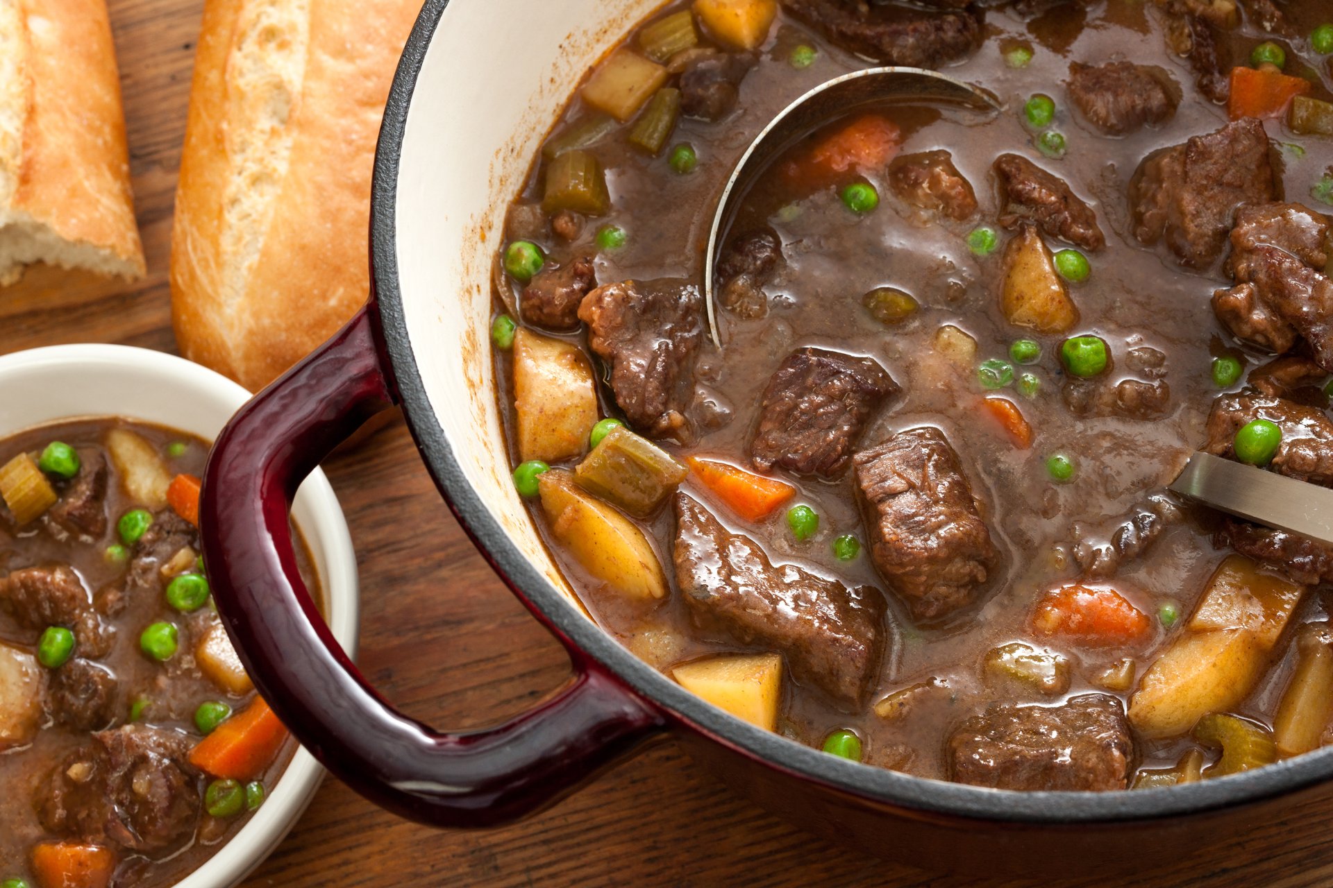 Hearty Beef Stew HD Wallpaper – Comfort in Every Spoonful