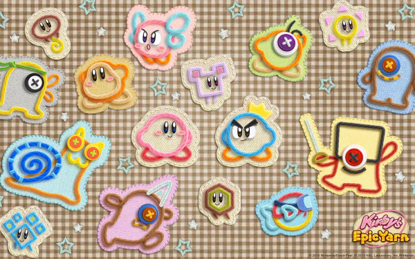 Kirby’s Epic Yarn 4K Ultra HD Wallpaper – Vivid Yarn Adventure